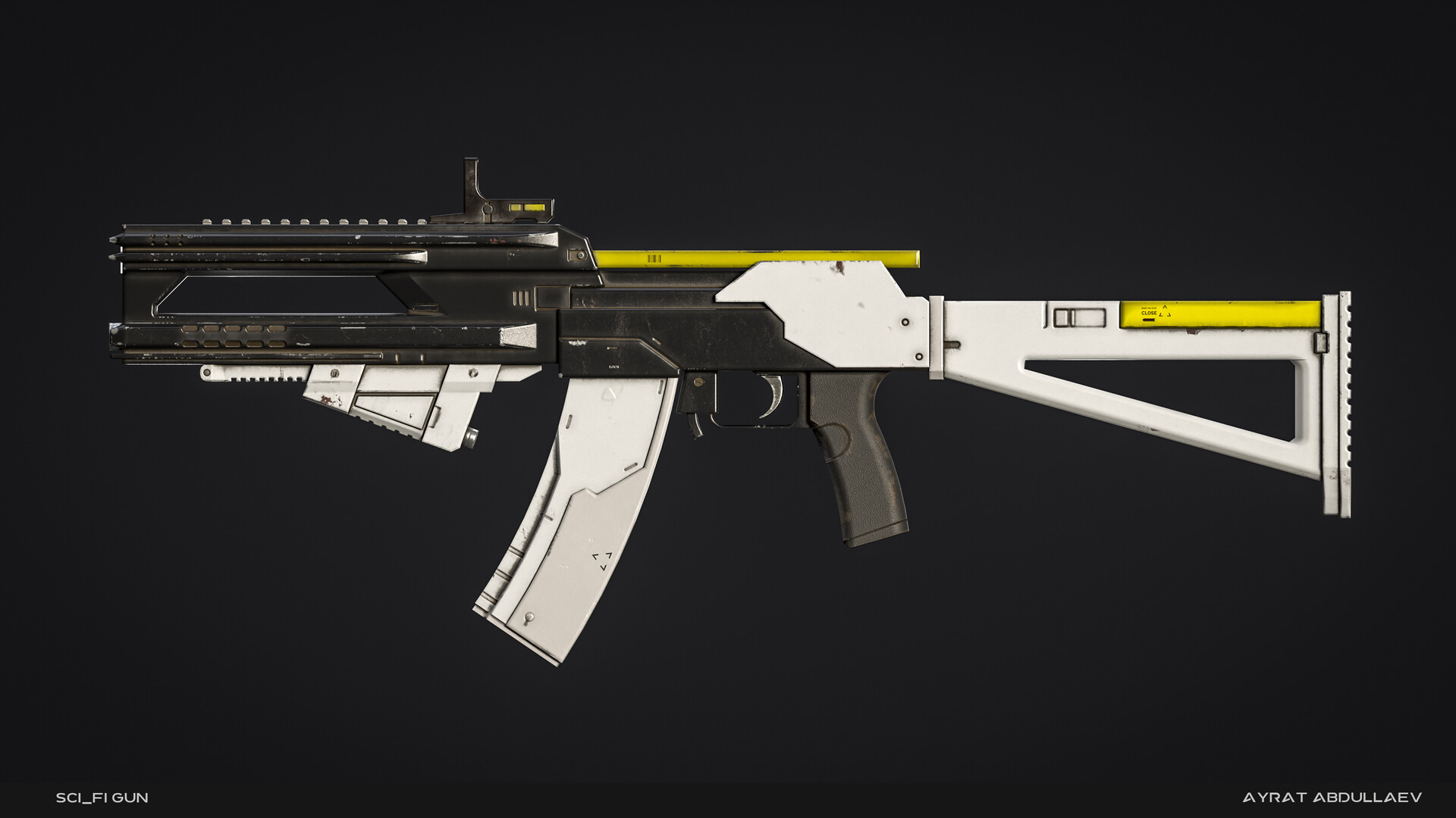Ayrat Abdullaev - Sci-fi Gun (Modified AK-47)