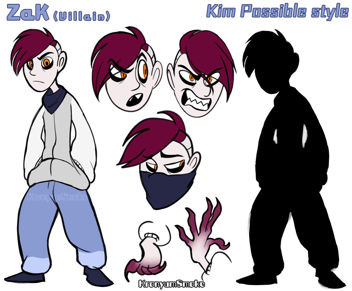 Kim Possible Character Sheet