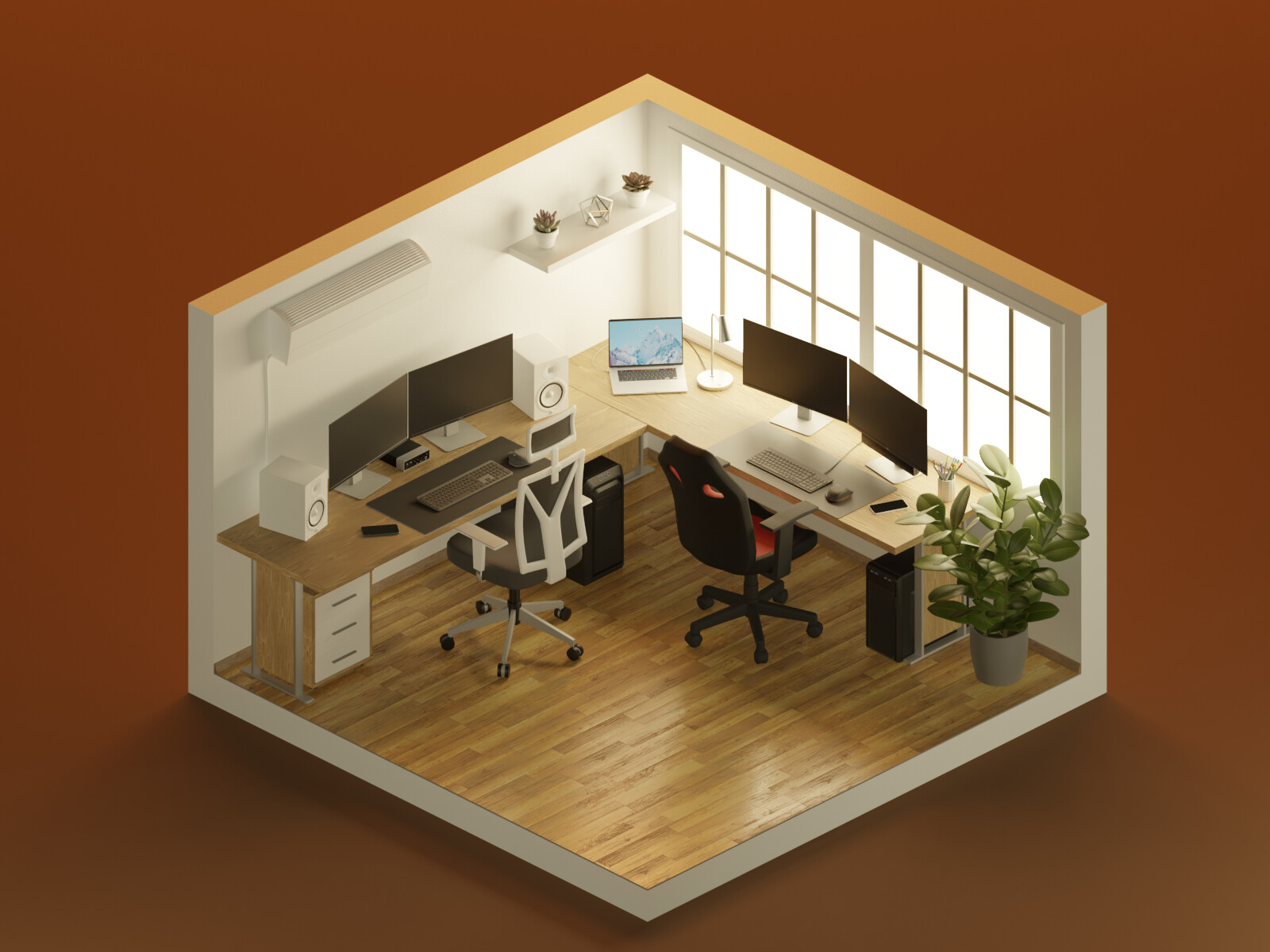 ArtStation - Isometric Office