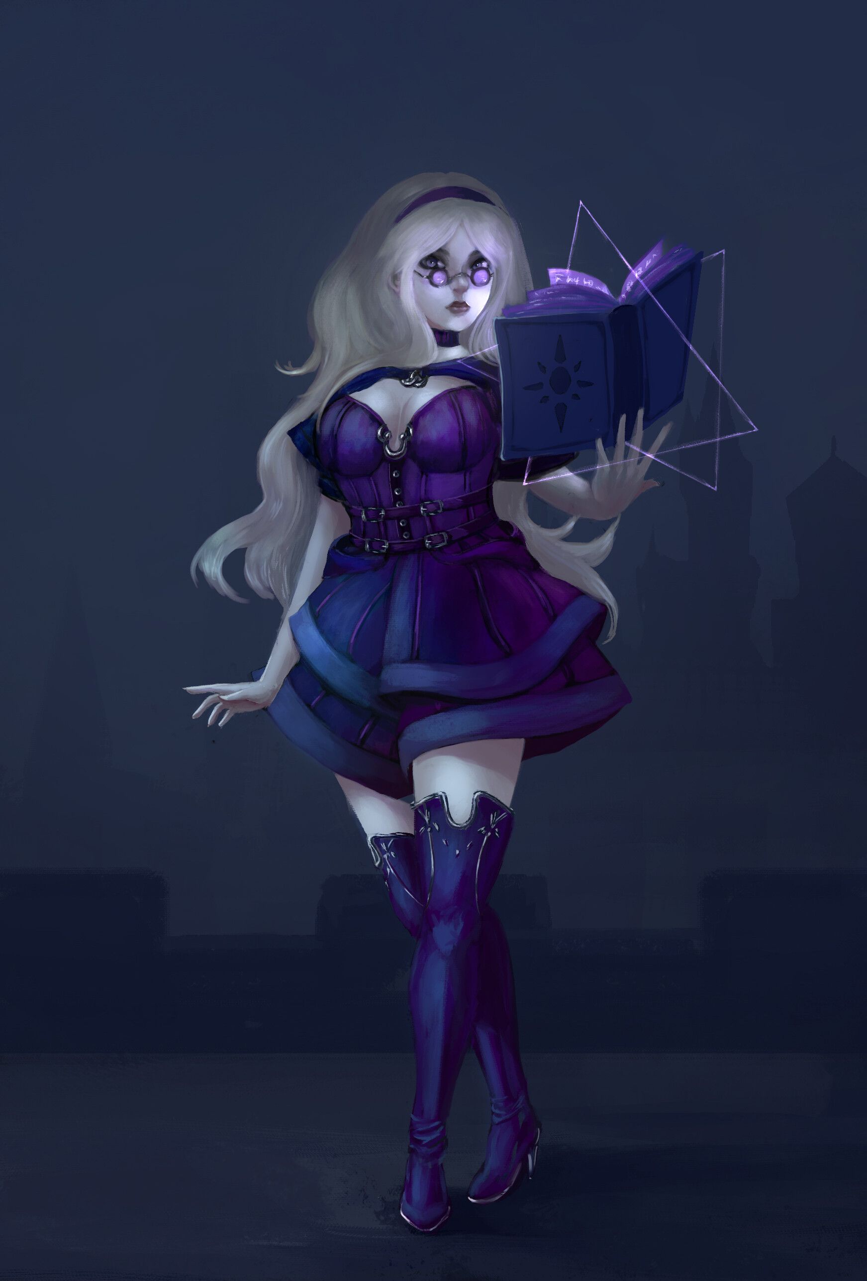 ArtStation - Purple mage