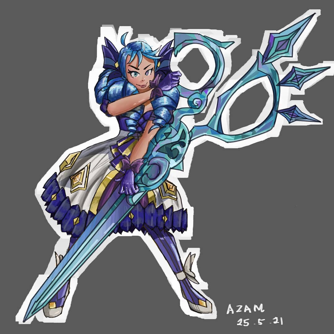 ArtStation - Gwen - league of legends