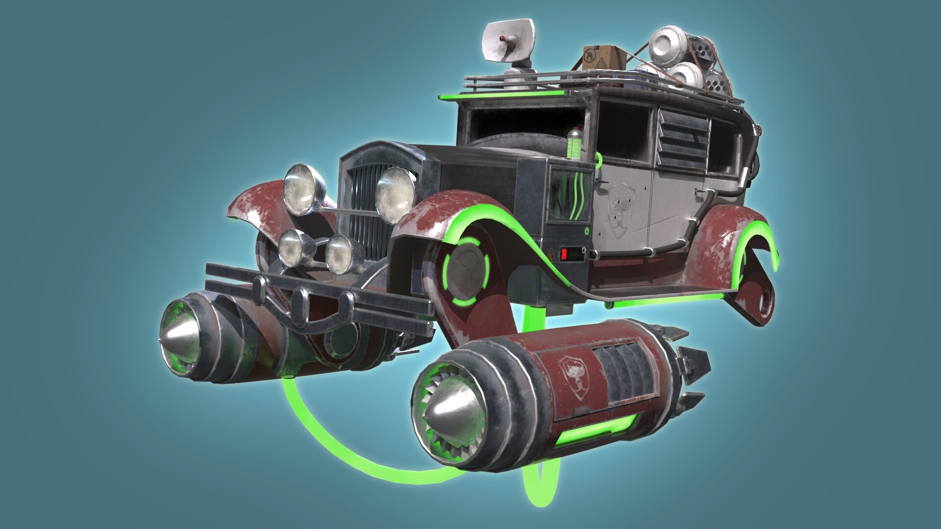 ArtStation - 30s Futuristic Car - Hudson Super Six