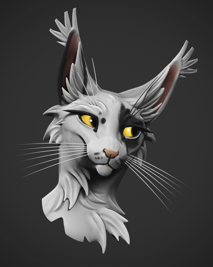 ArtStation - Patch Cat Quick Sculpt