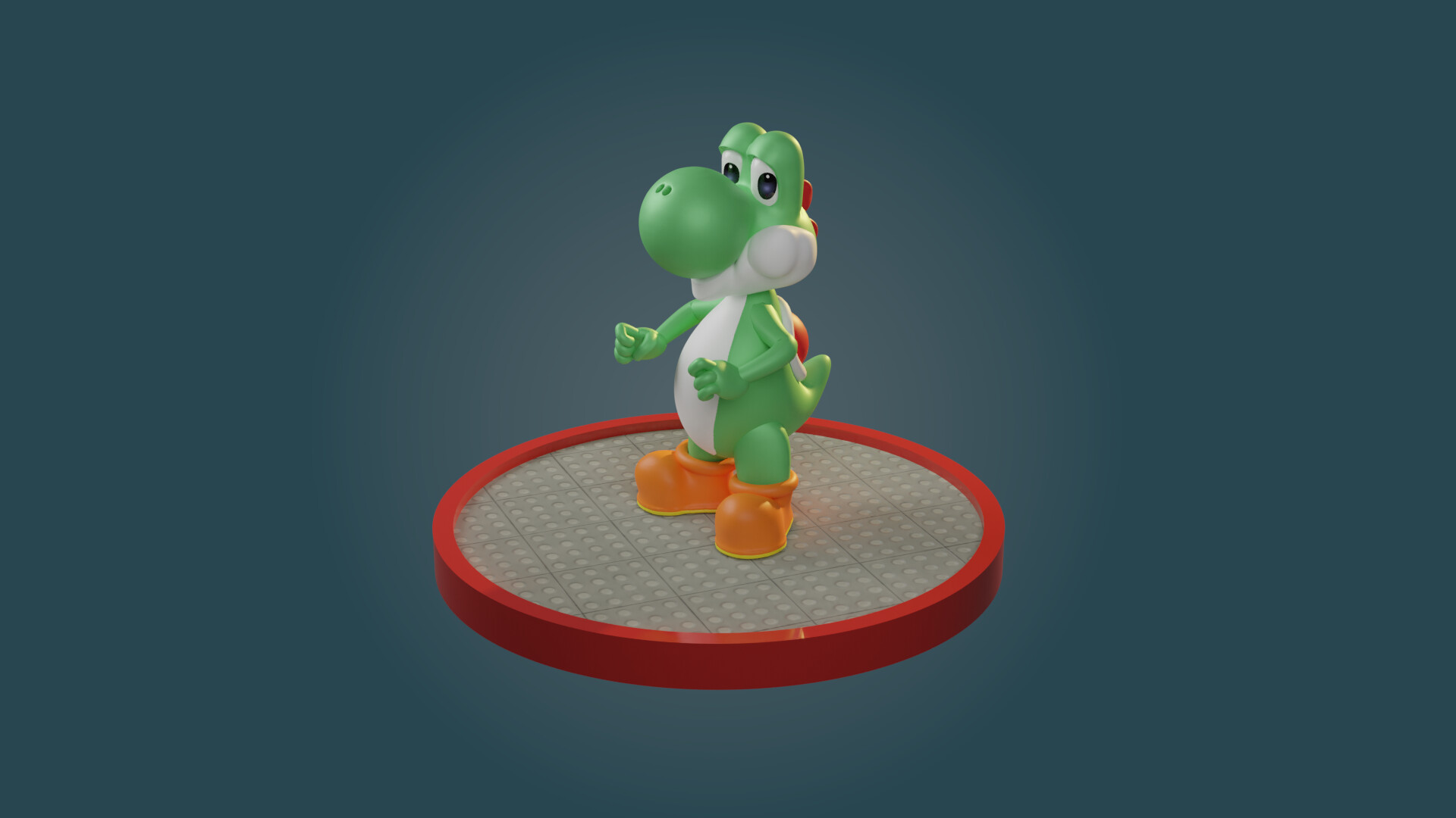 ArtStation - Yoshi in 3D Blender