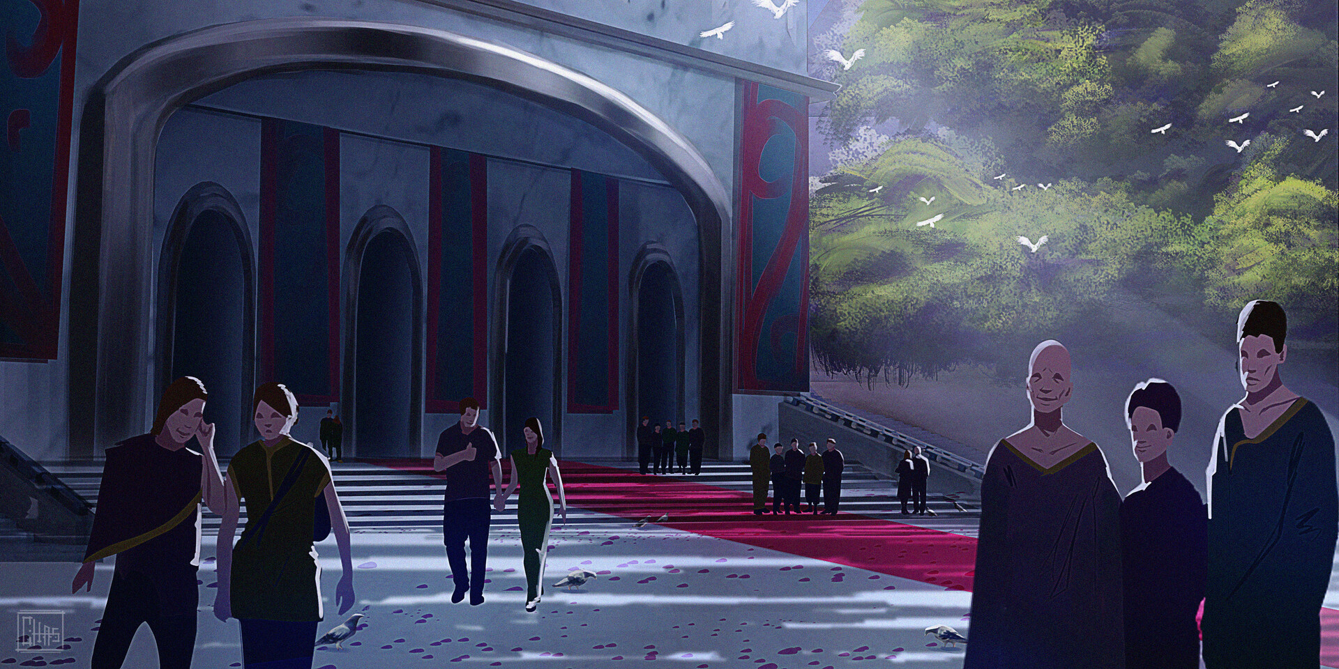 Sebastián Chacín - The entrance