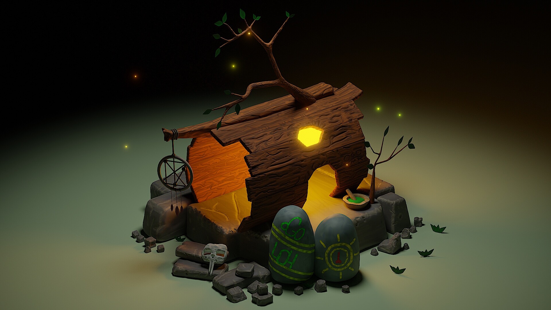 ArtStation - Shaman House