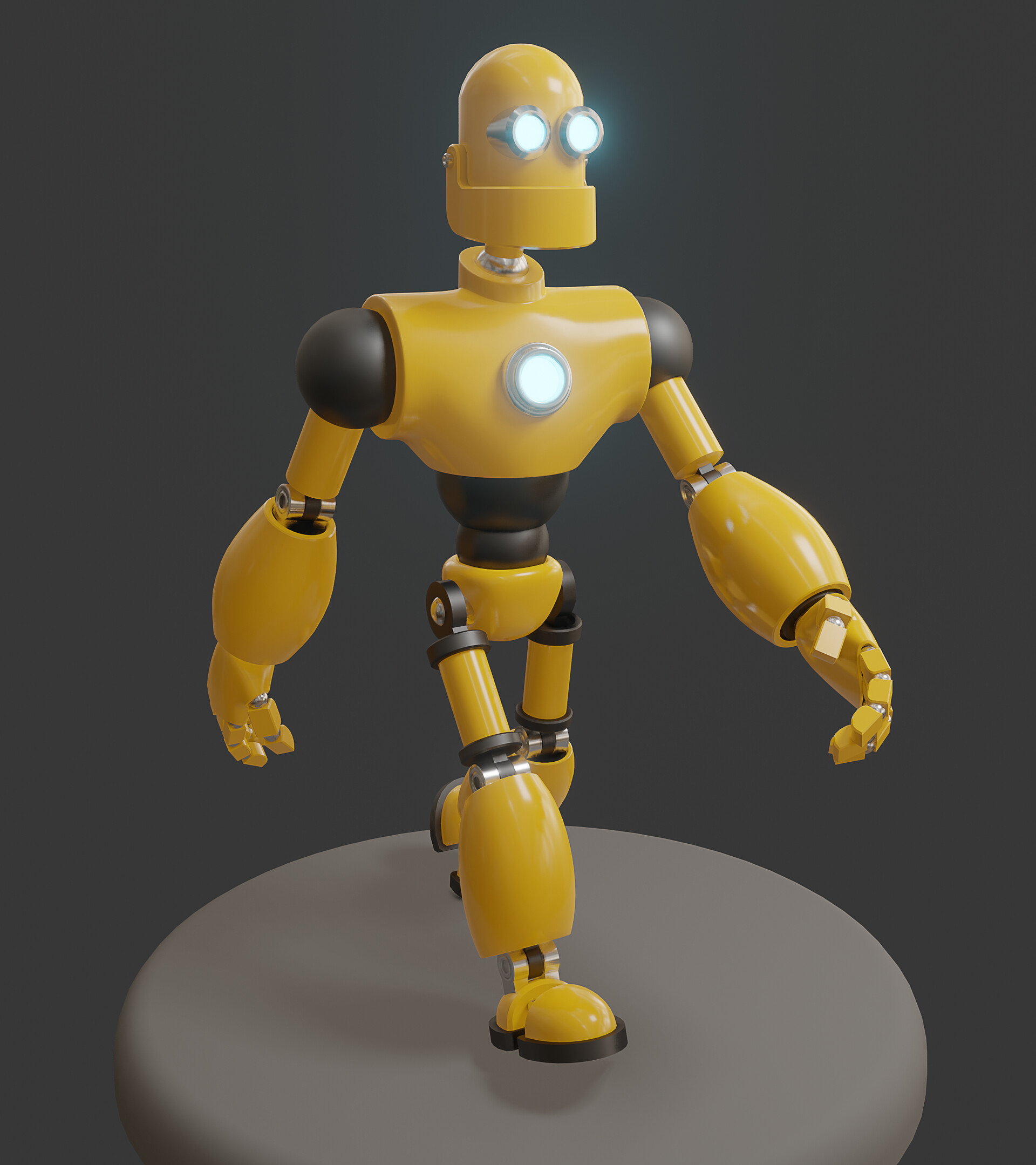 ArtStation - Walking robot (Animated)