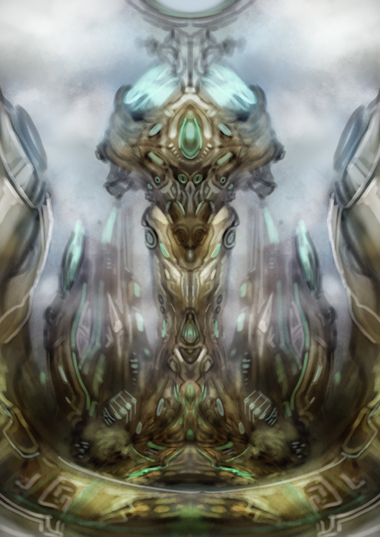 ArtStation - alien city