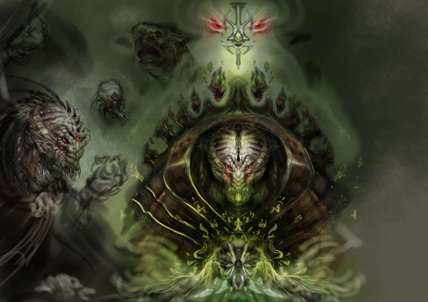 ArtStation - demon warlock