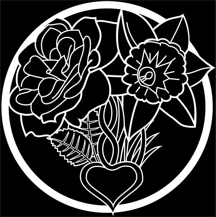 Alan Lilley - Rose & Daffodil