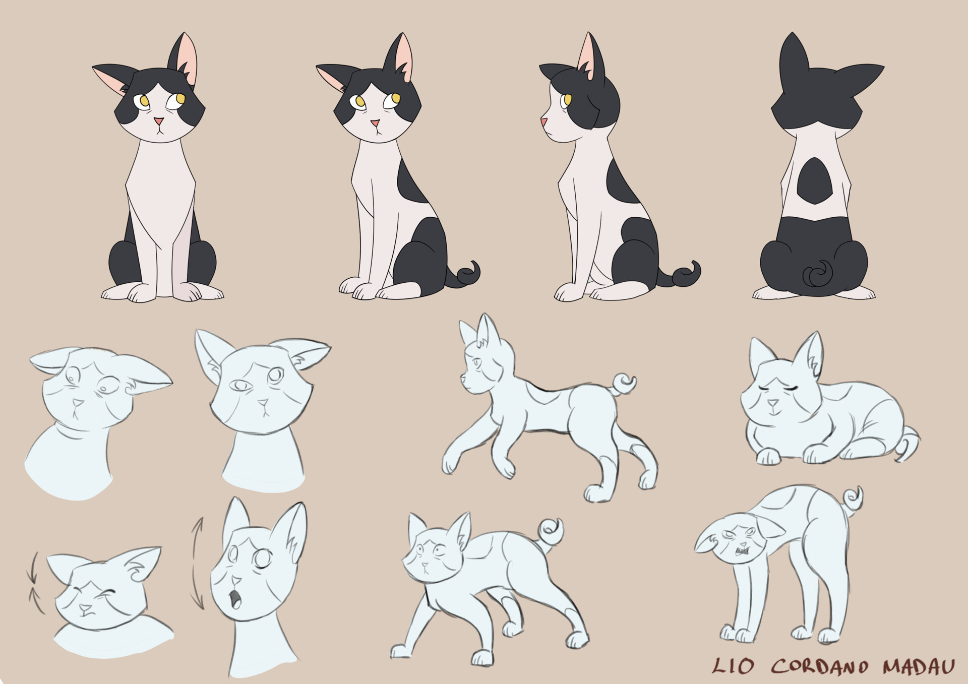 ArtStation - Khmer Cat - Character Design
