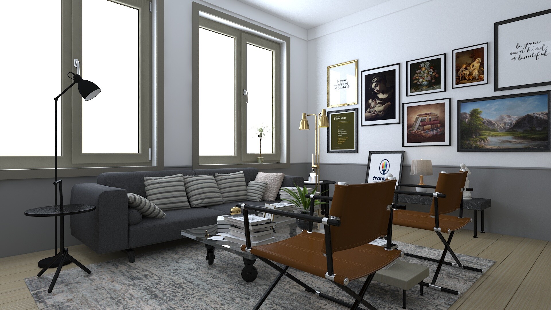 ArtStation - 3D Study Room design