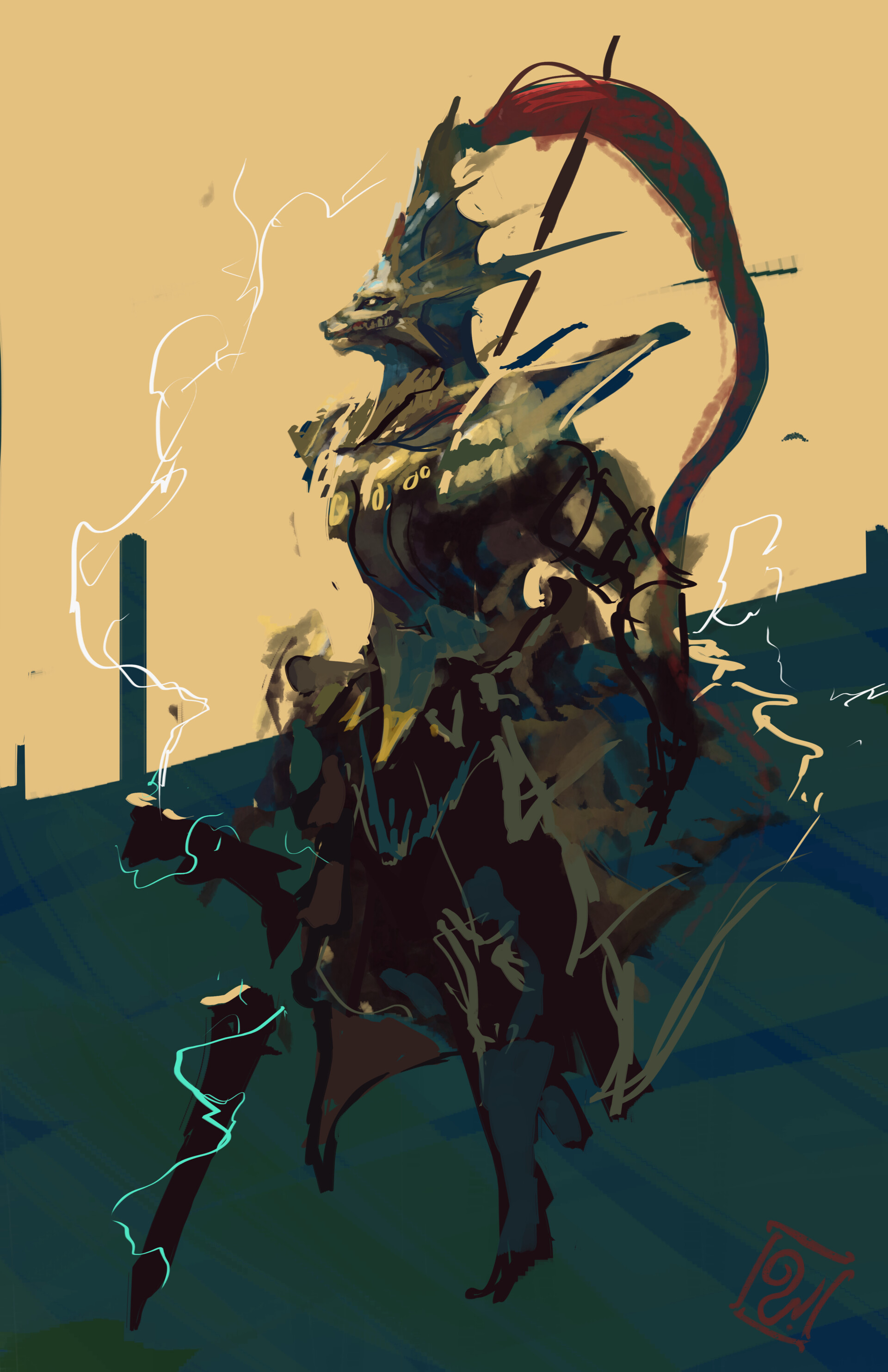 ArtStation - Ornstein Sketch