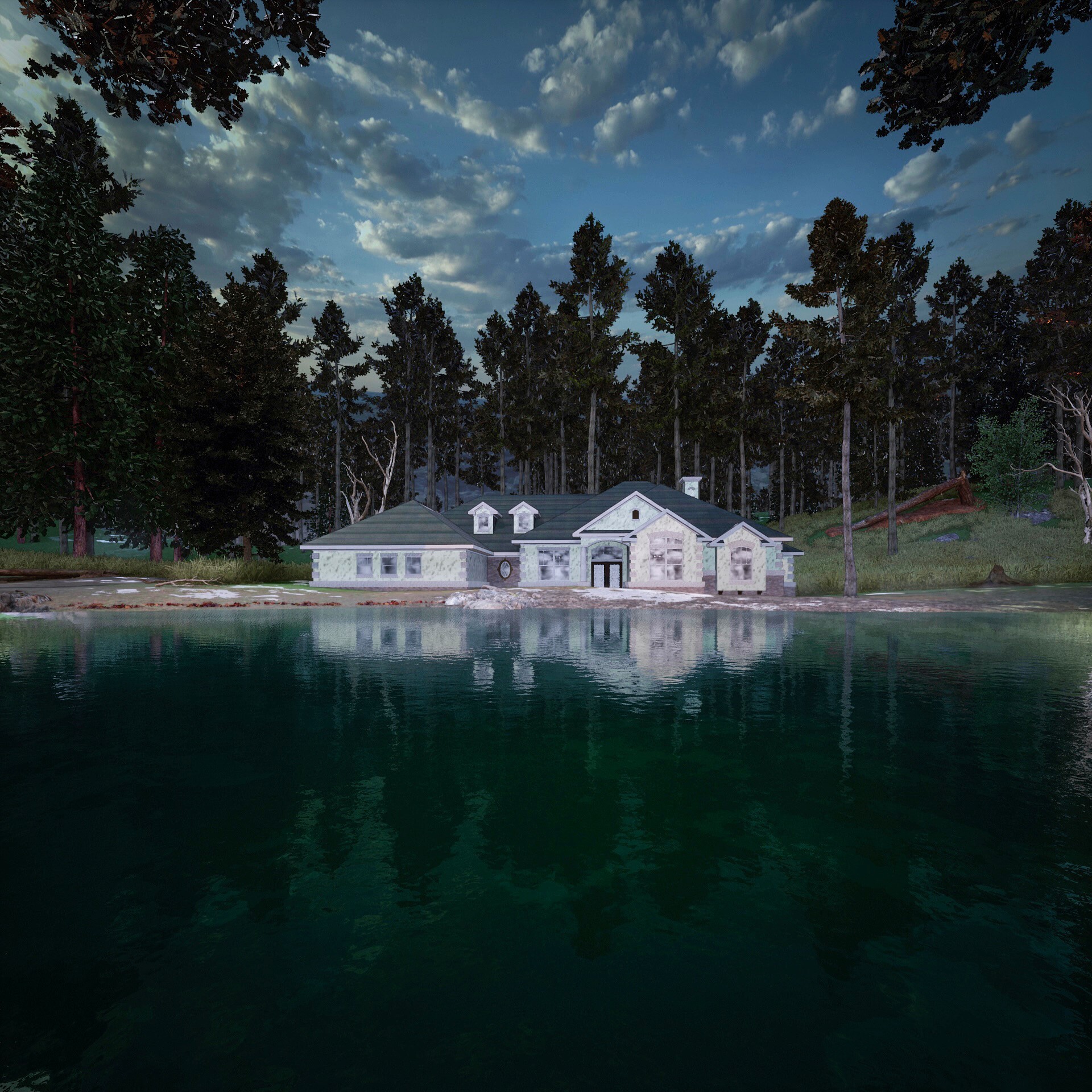 ArtStation - Lake House