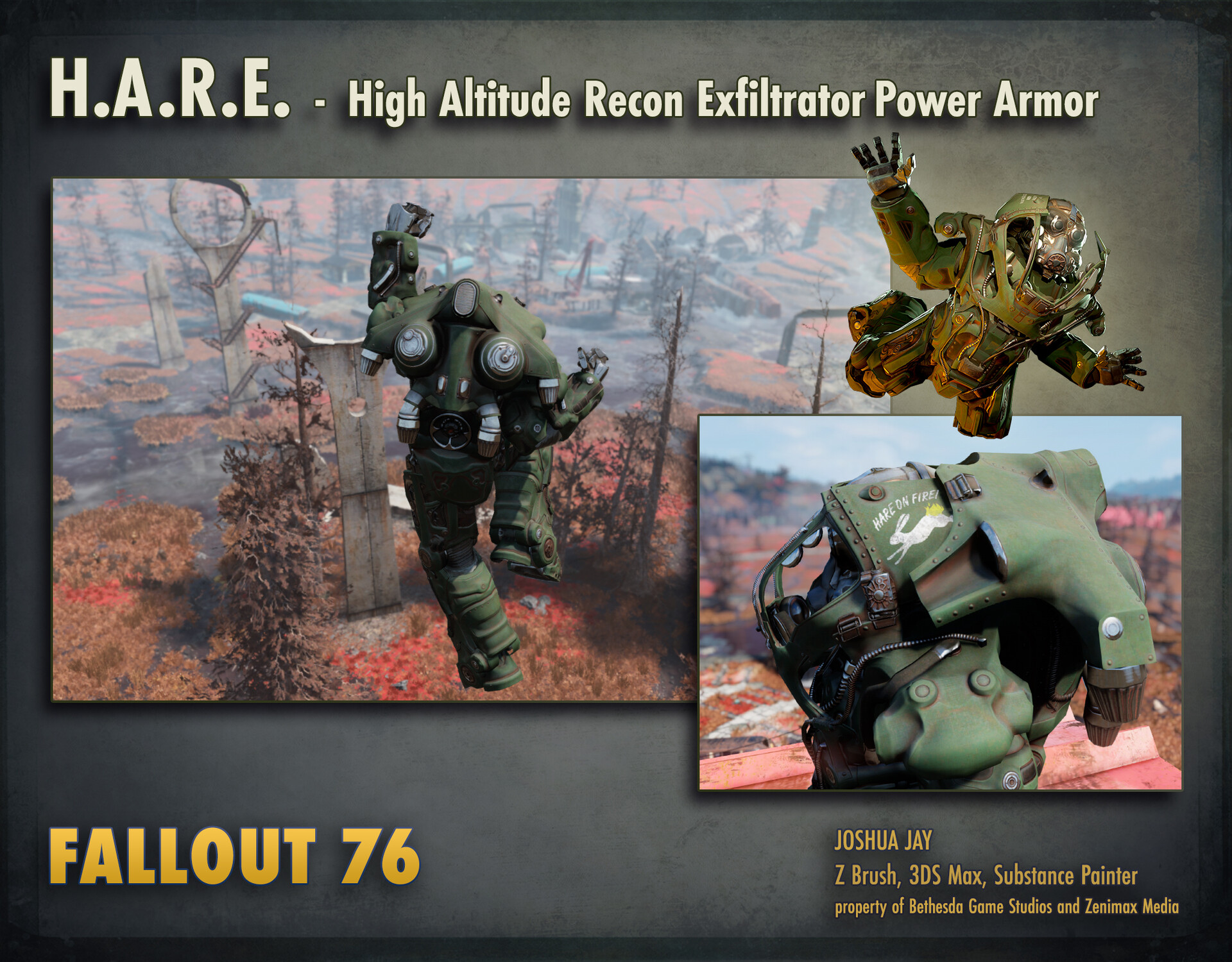 Josh Jay - Fallout 76 H.A.R.E. (High Altitude Recon & Exfilitration ...