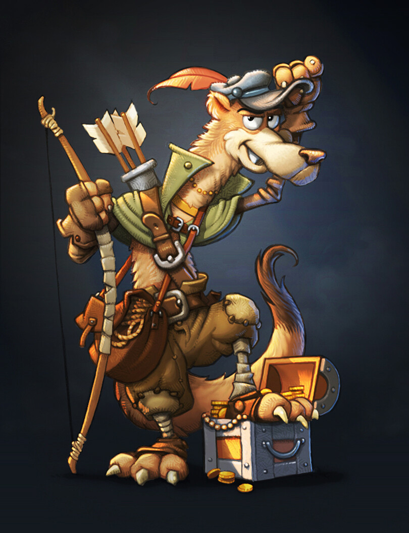 ArtStation - Weasel Robber