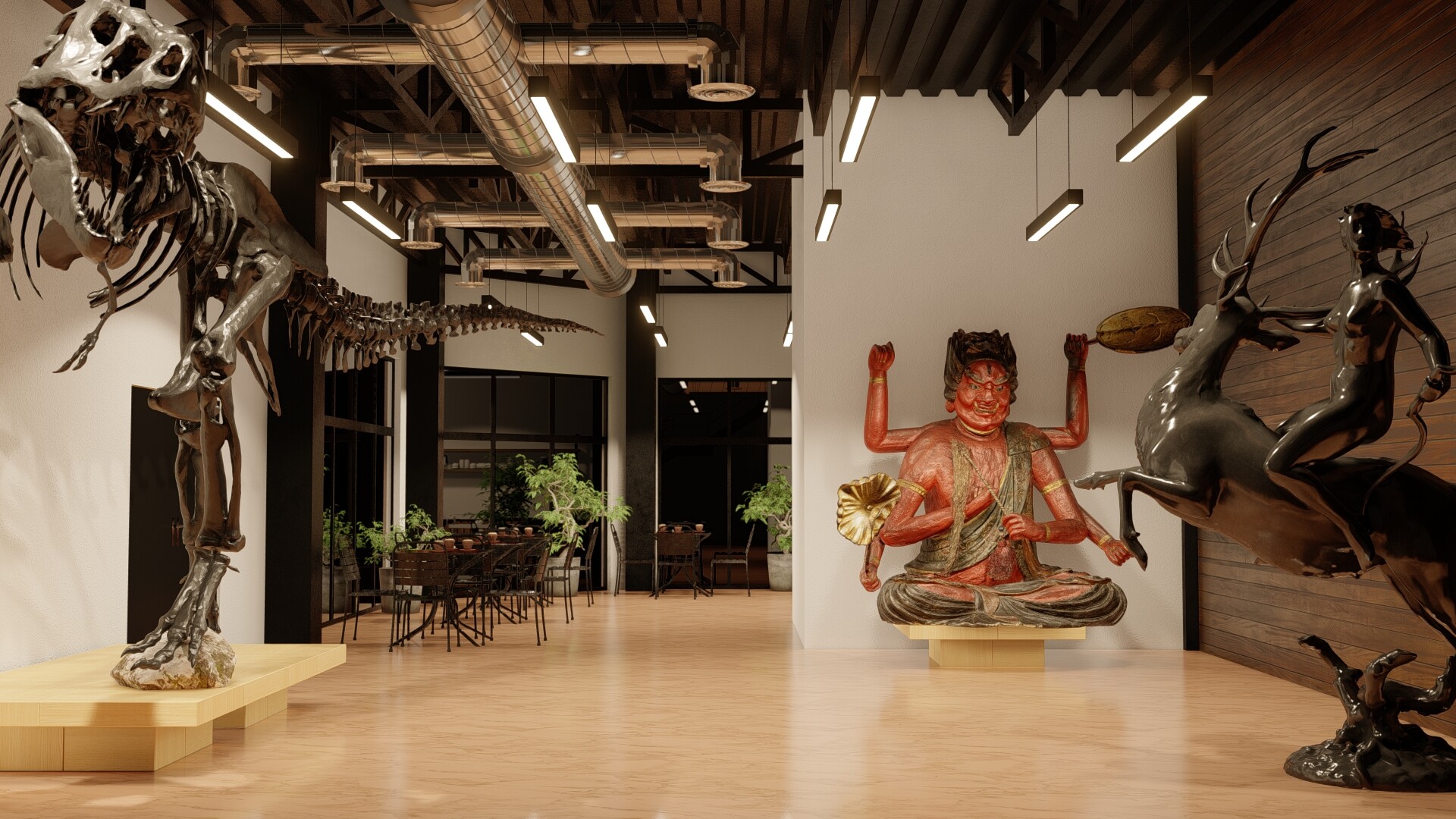 ArtStation - MUSEUM INTERIOR