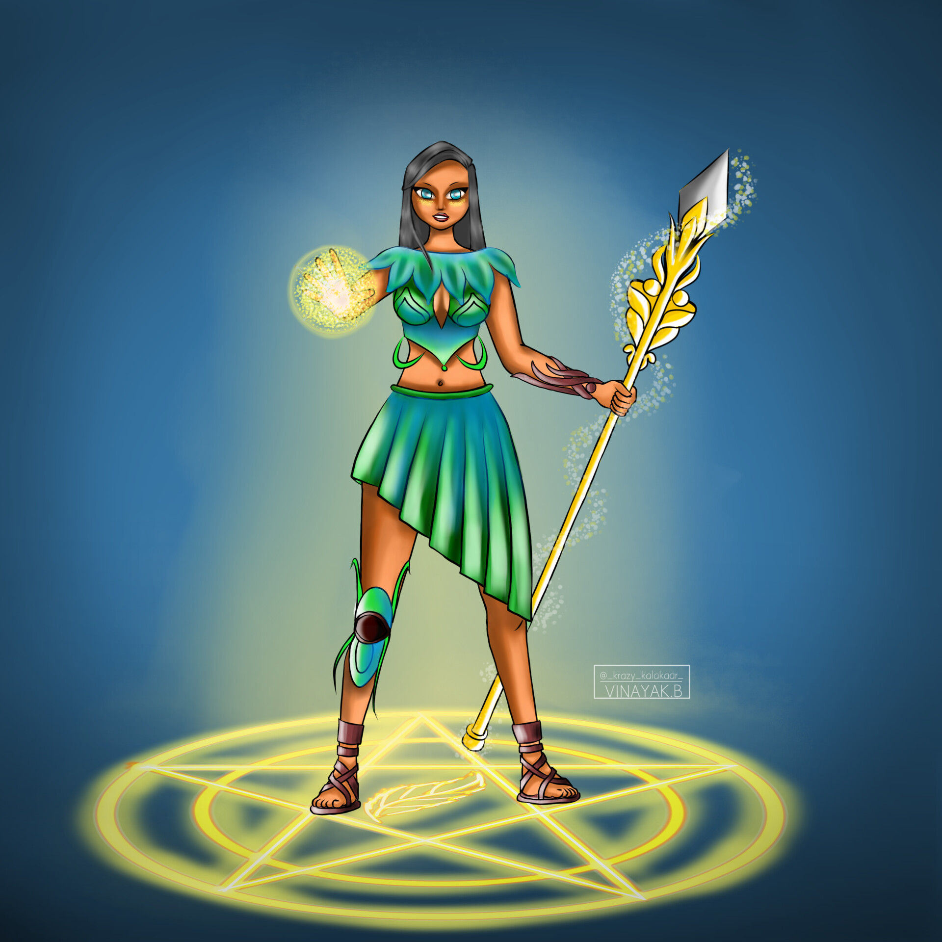 ArtStation - The Green Valkyrie