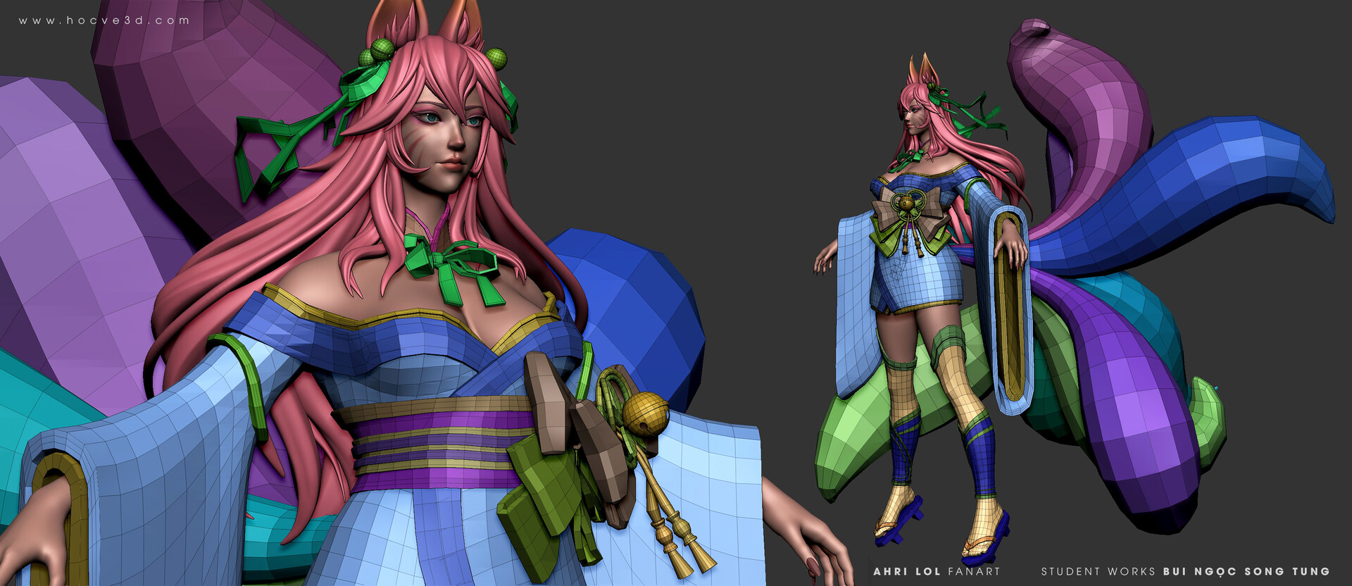 ArtStation - Ahri LOL - Fanart