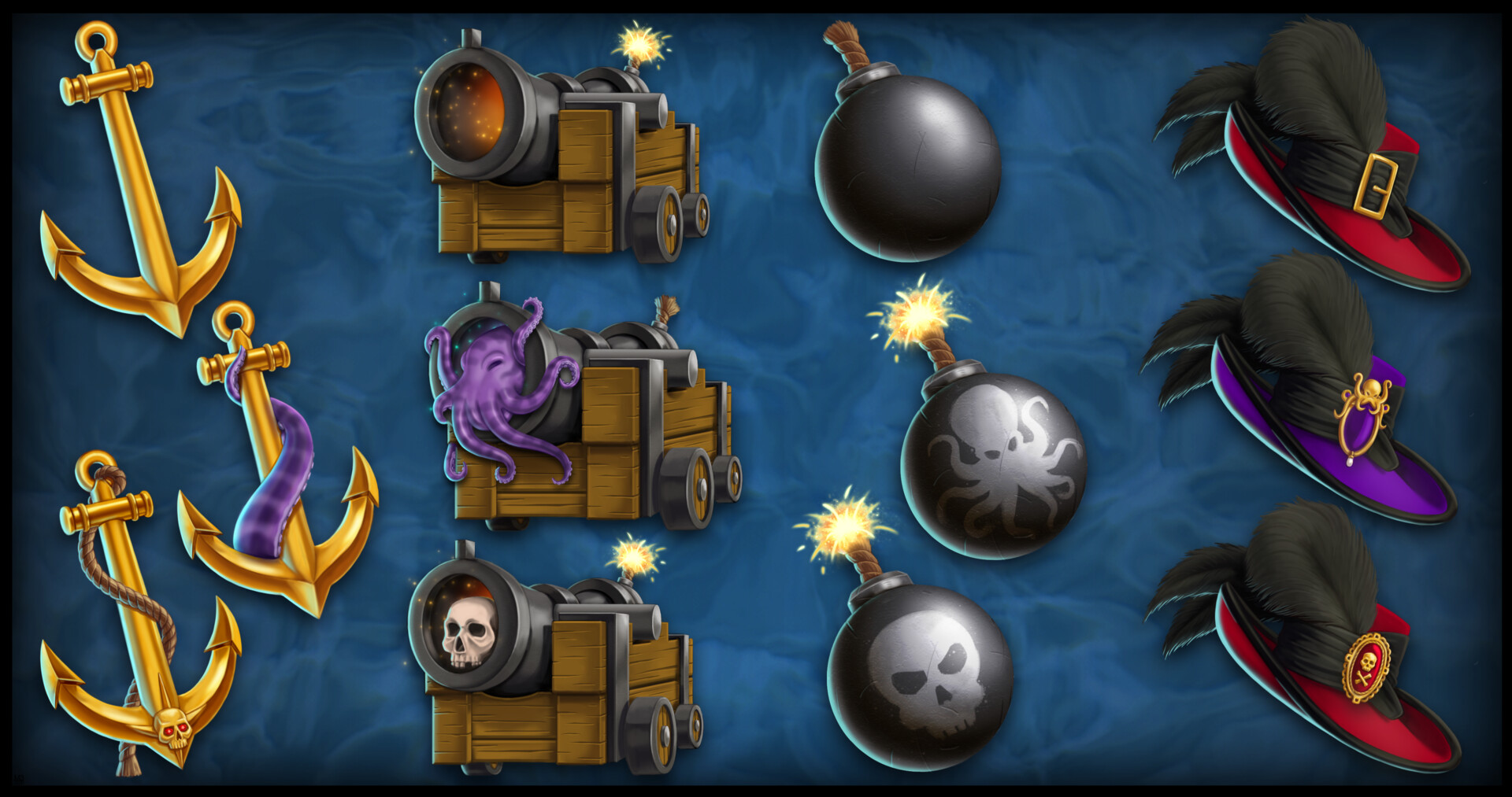 ArtStation - Pirate Symbol Prop Concepts