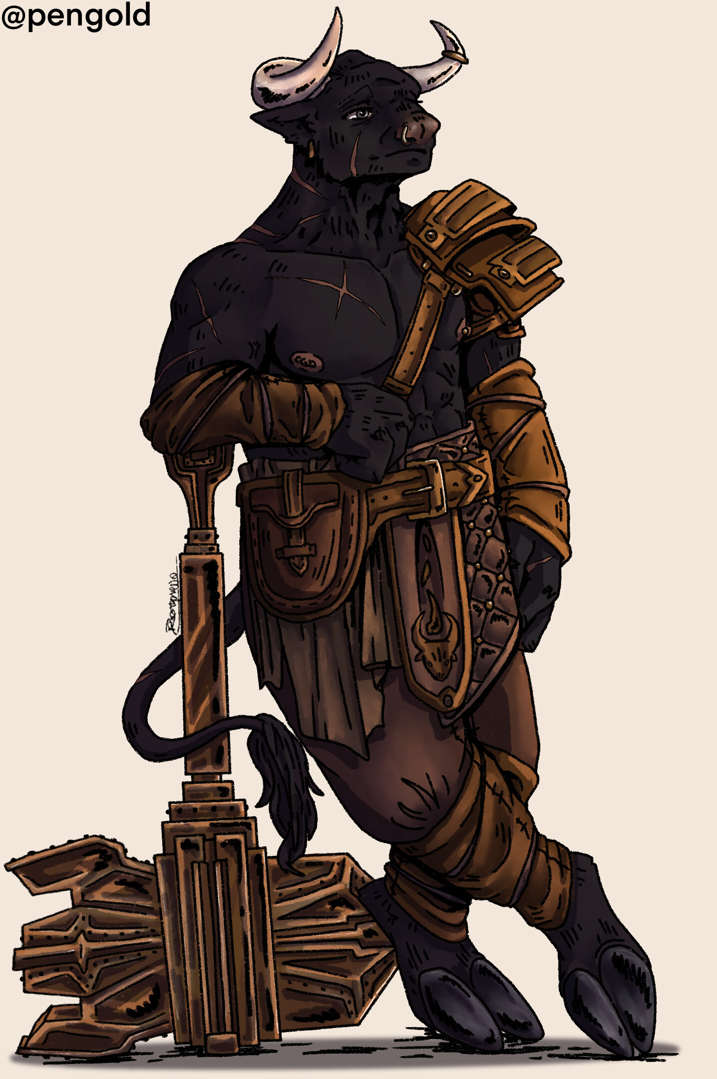 ArtStation - Minotaur_commission