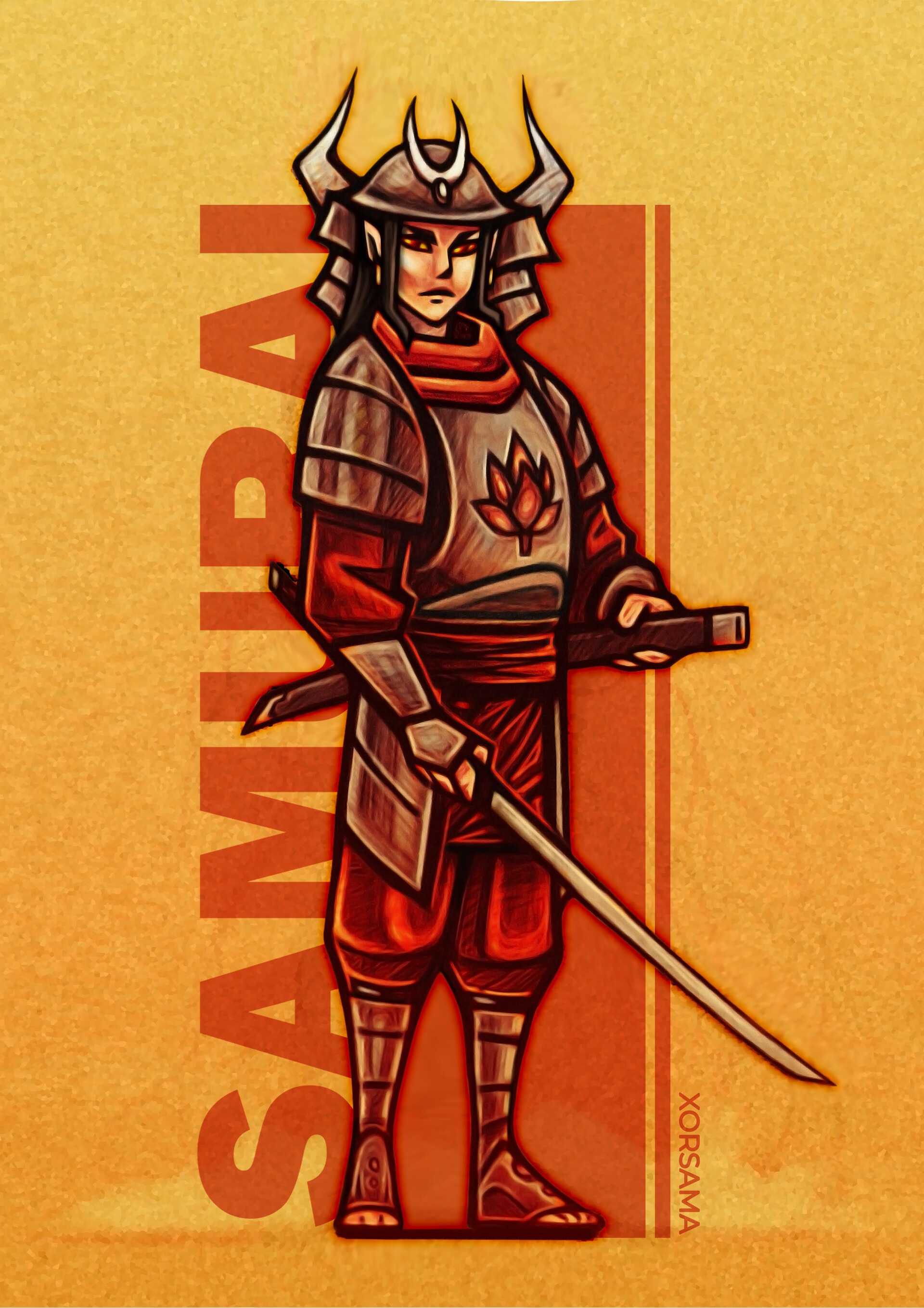 ArtStation - Red Samurai