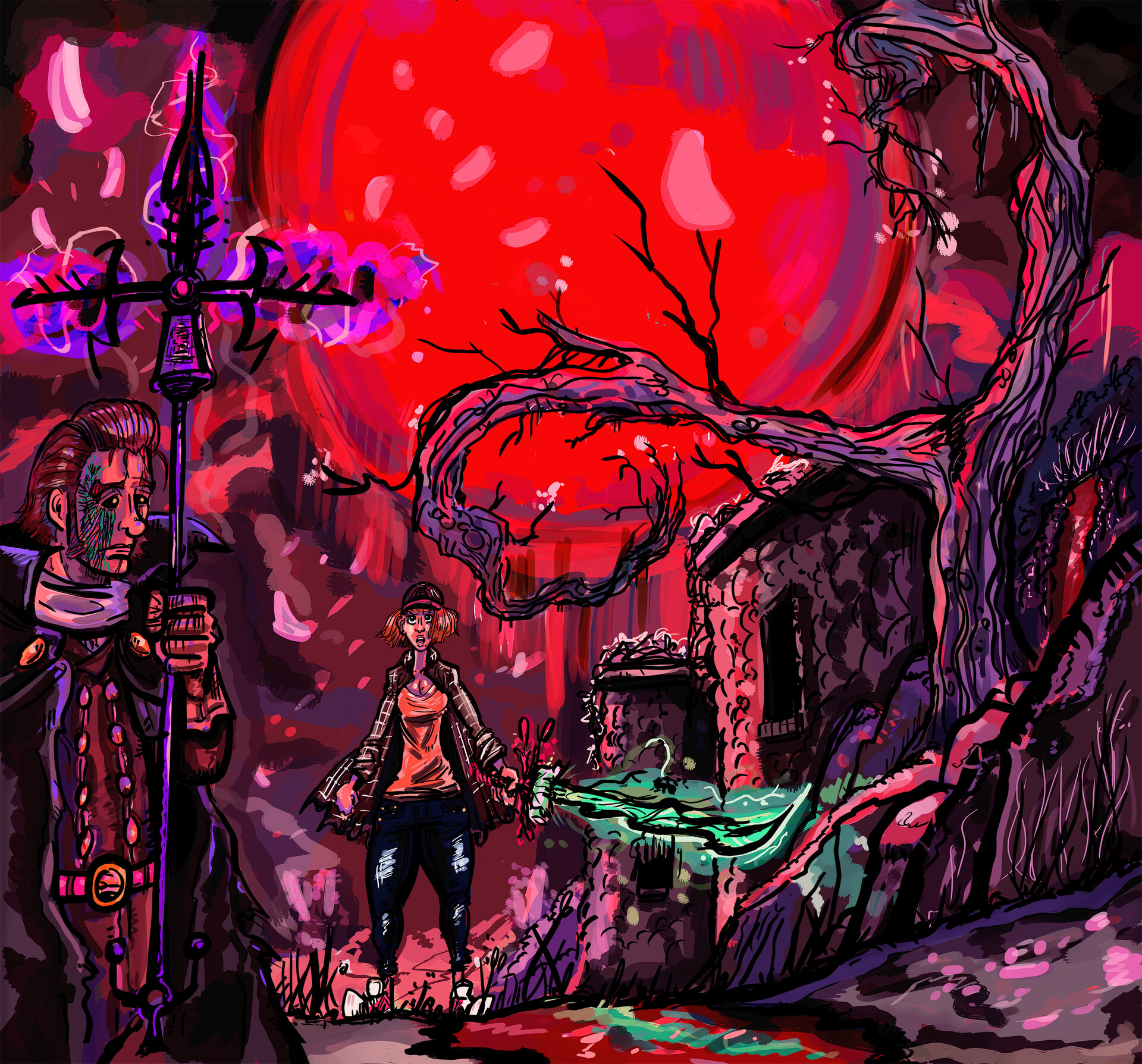 ArtStation - Bleeding the Night.