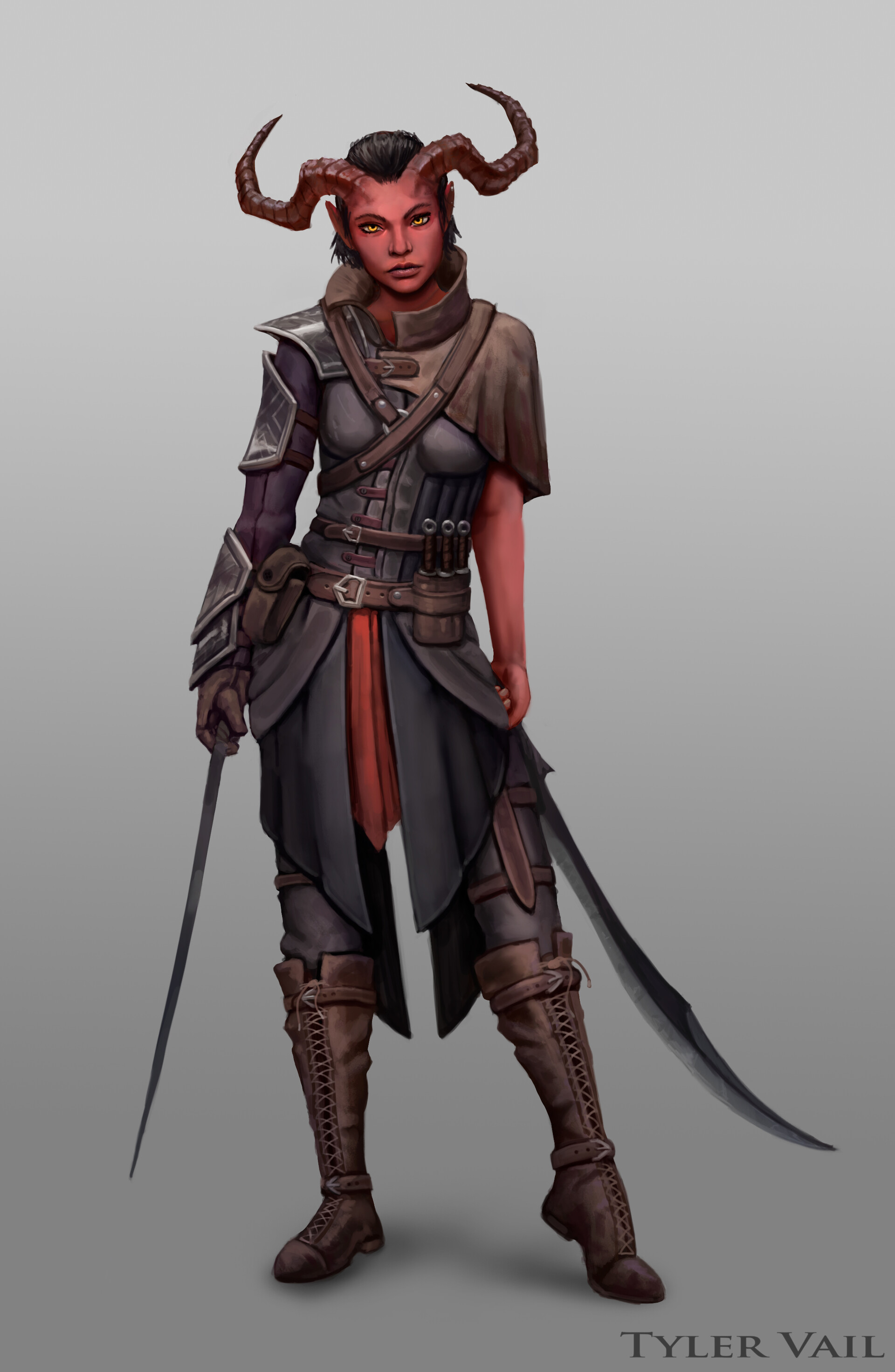 ArtStation - Zalia, D&D / TTRPG character