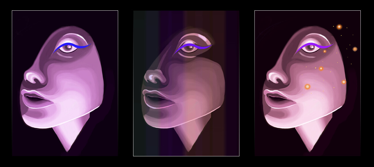 ArtStation - Half a Face (Abstract)