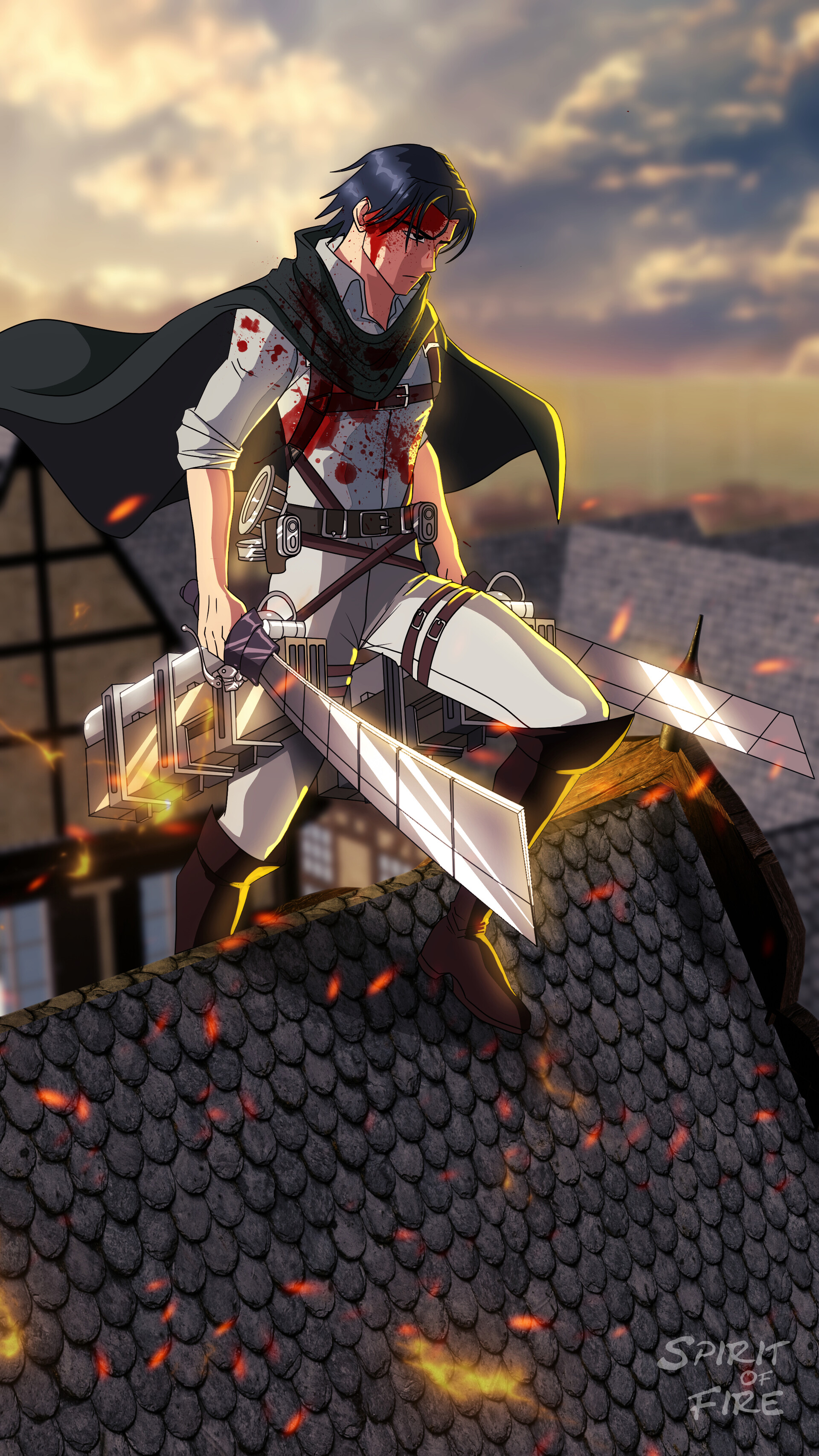 ArtStation - Levi Ackerman (From Attack On Titan)