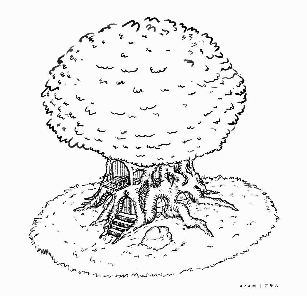 ArtStation - Enigmatic Tree House