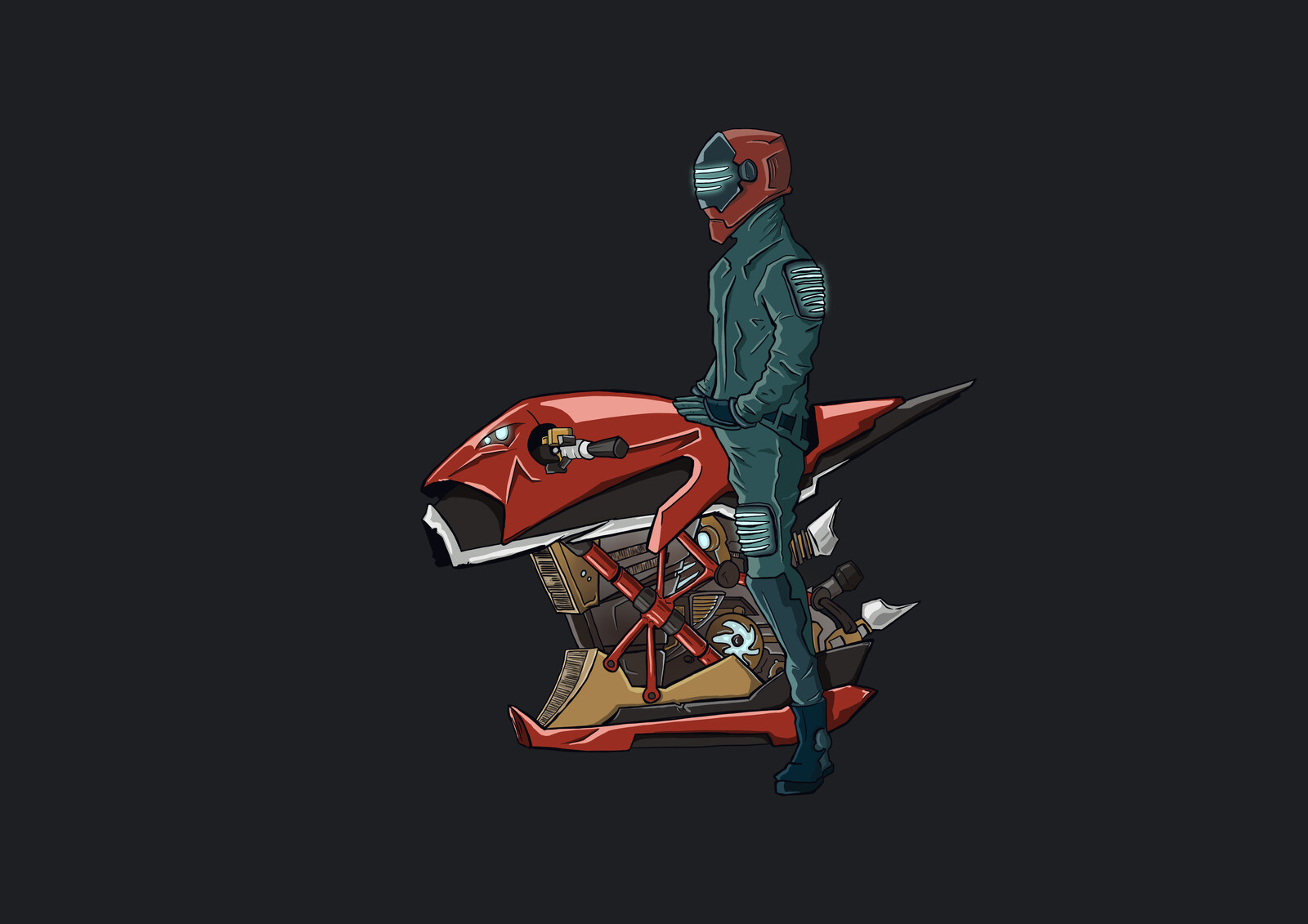 Luca Azzopardi - Space Biker 2