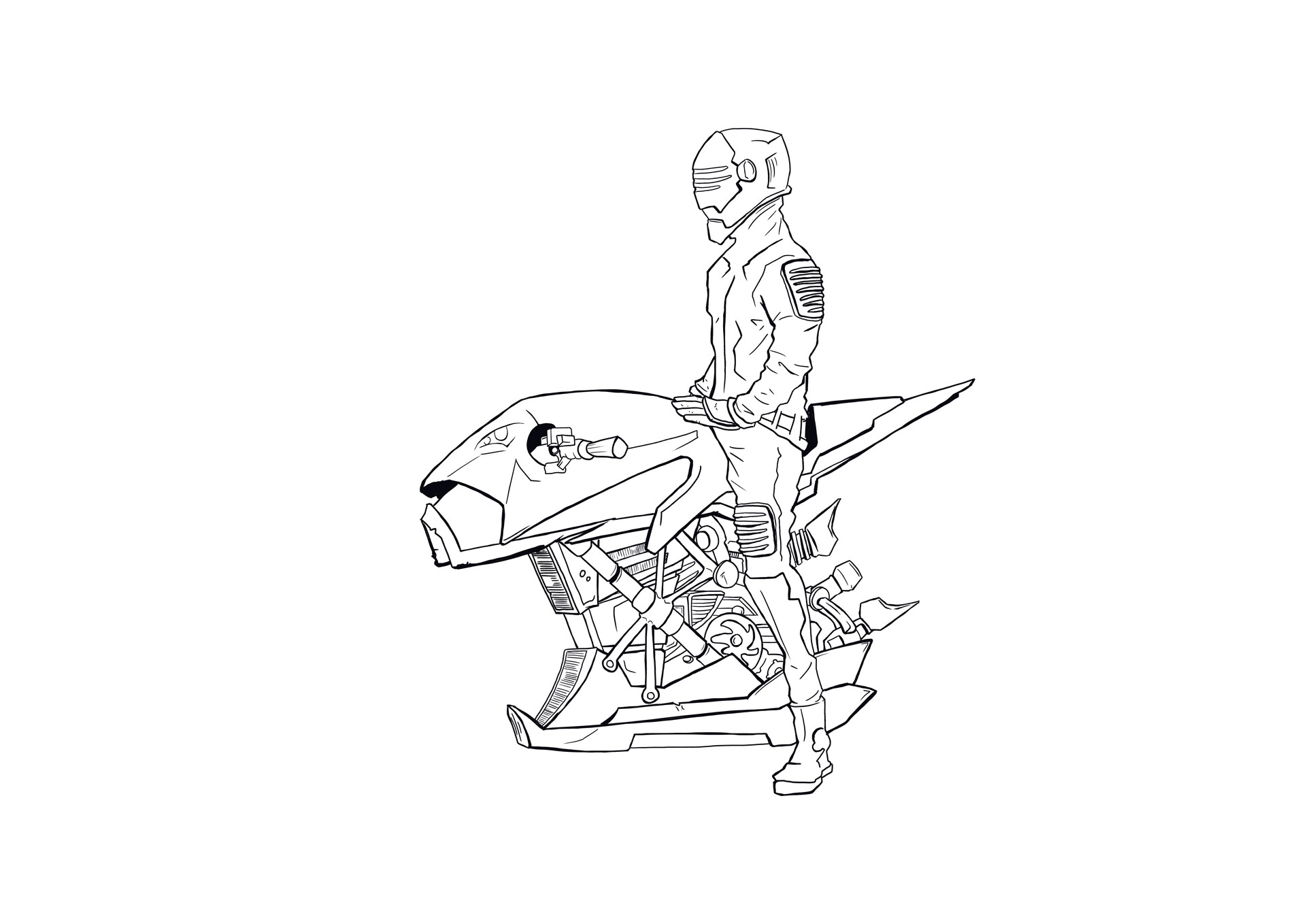 Luca Azzopardi - Space Biker 2