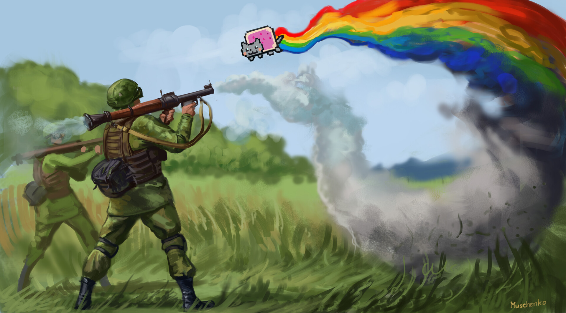 ArtStation - Nyan Cat launcher