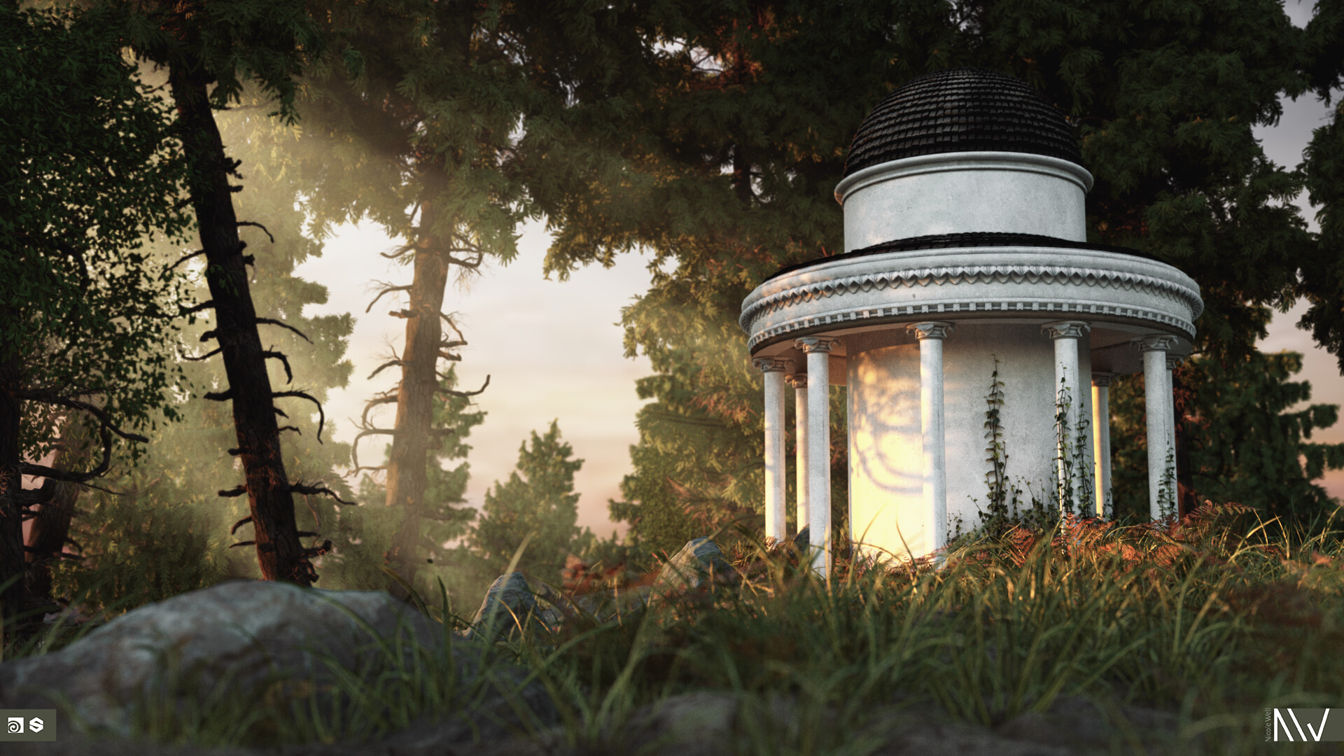 ArtStation - Forest Temple - Environment