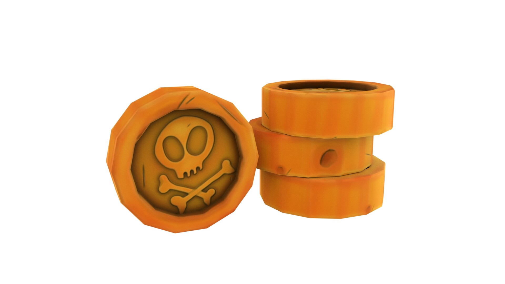 ArtStation - Stylized Pirate Coin Study