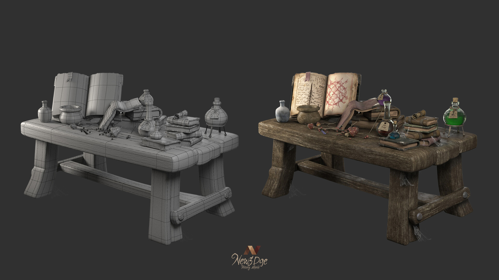 Marie Henry - Wizard Tower-Study of Sergio Raposo Fernández