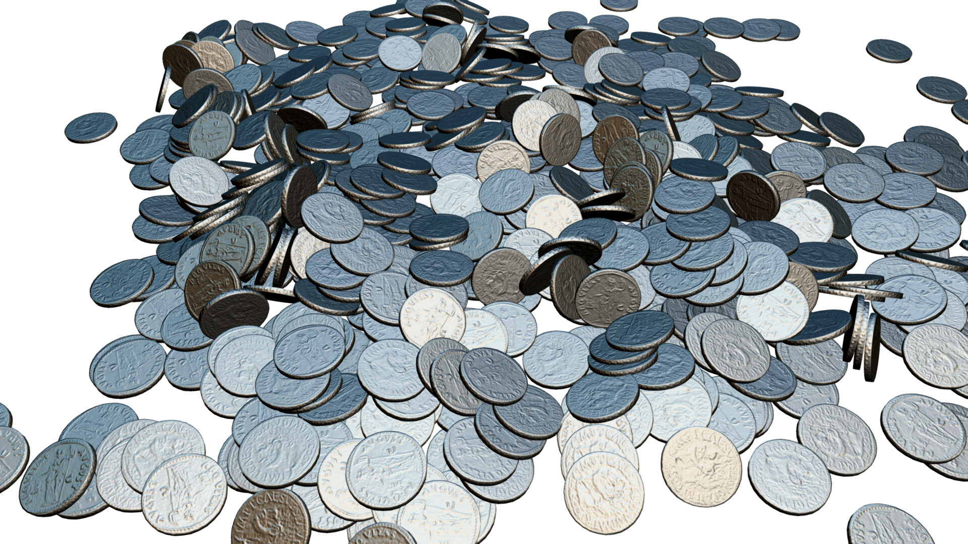 Sebastian Sosnowski - Pile of ancient, golden coins