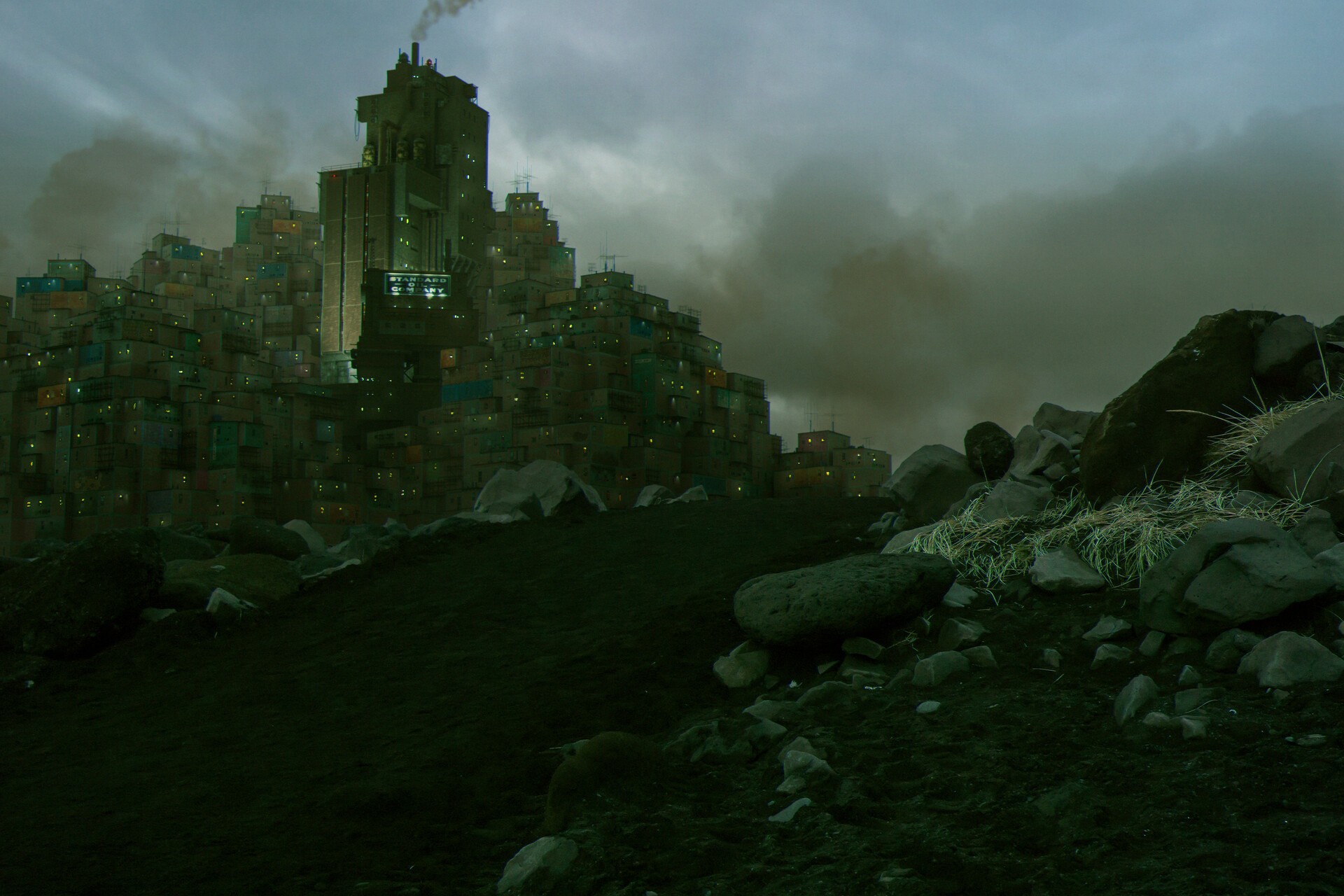 ArtStation - Industrial Slums