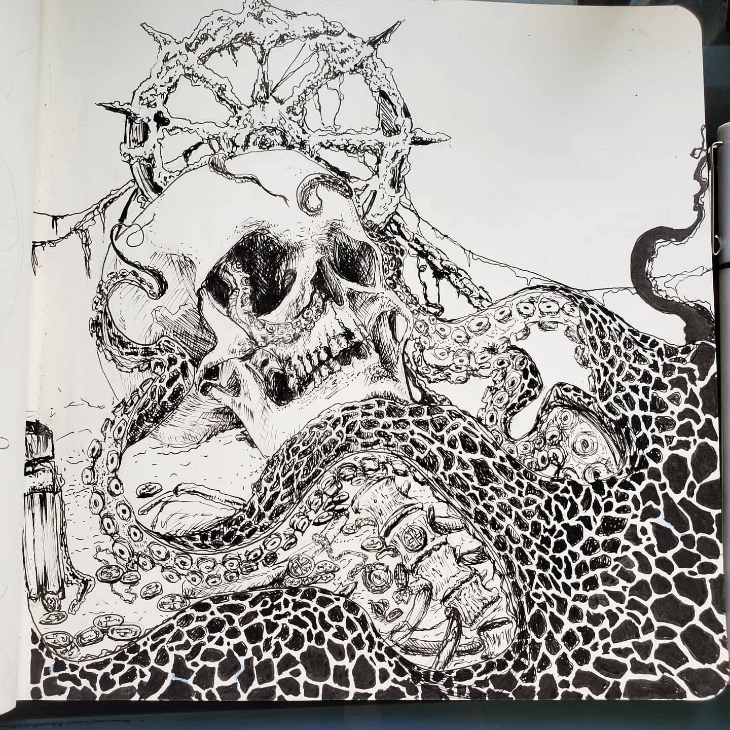 ArtStation - Inktober weekly 52 Octopus