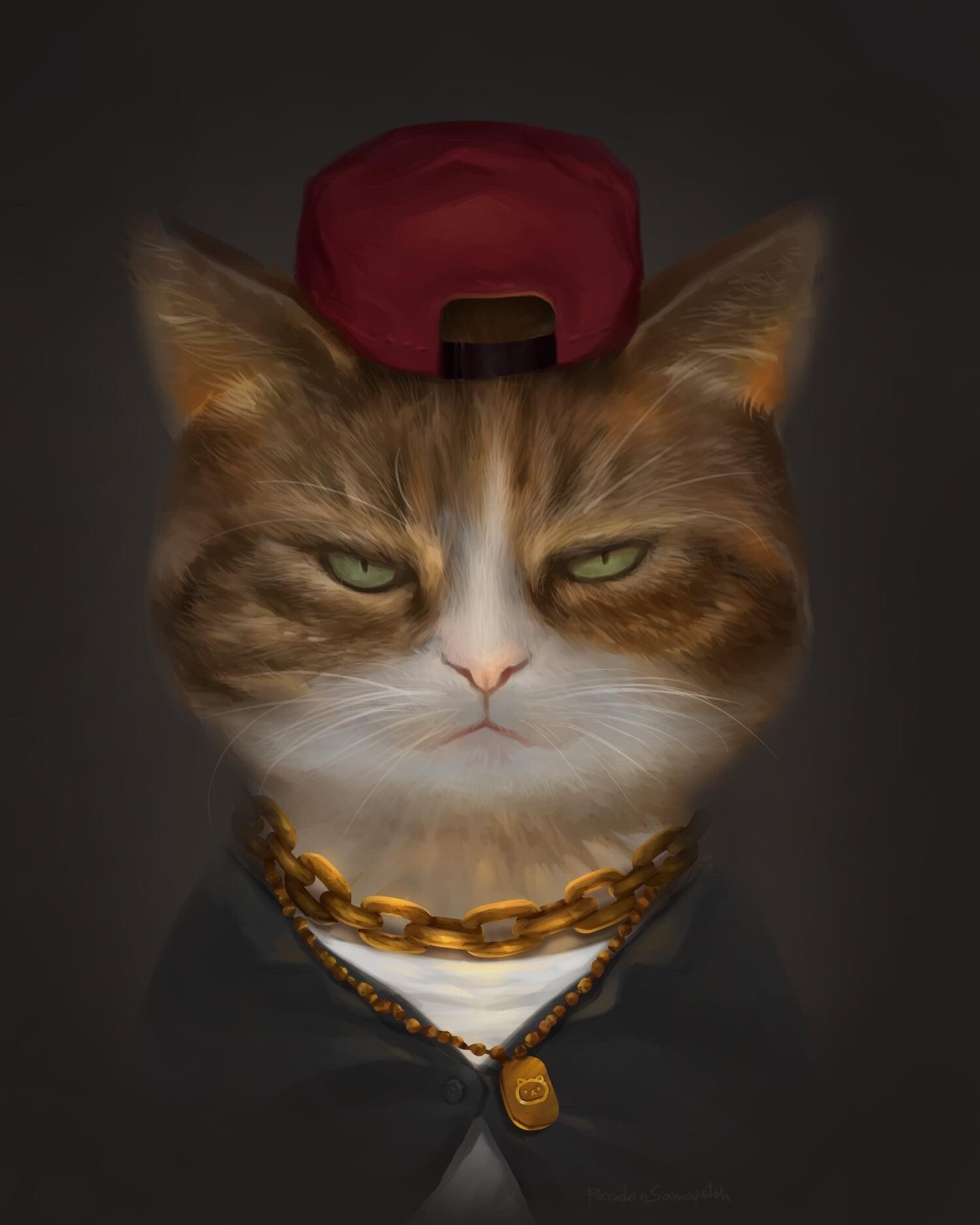ArtStation - I am a rich cat