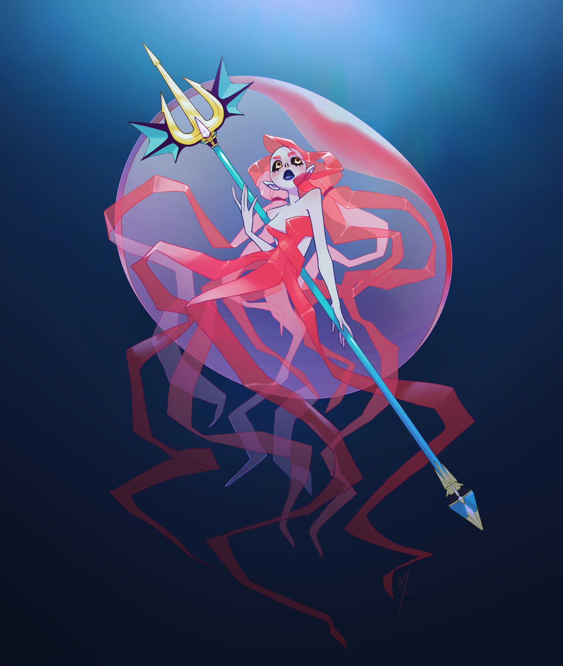 ArtStation - Mermay 2021 | Magical Jellyfish