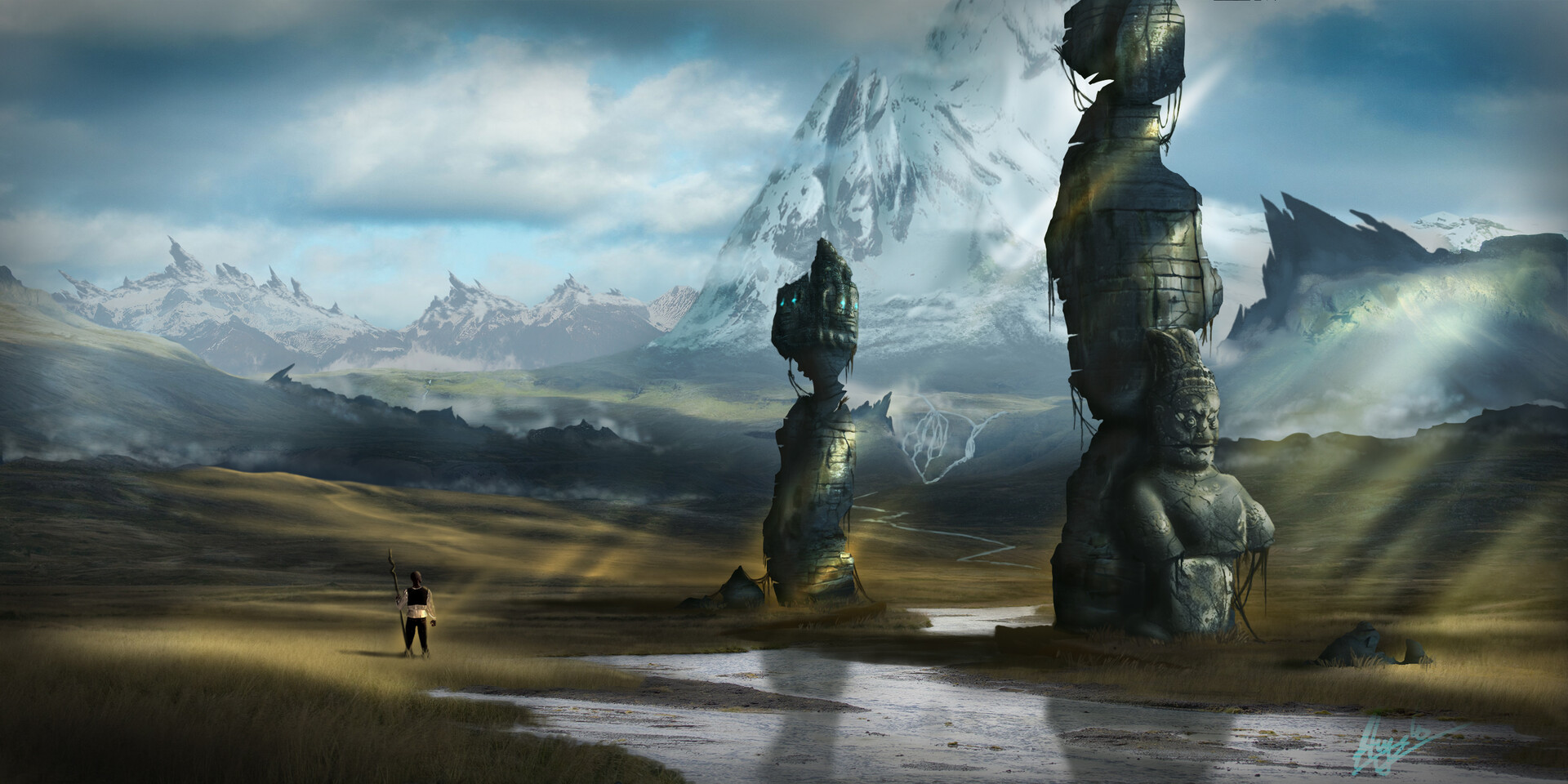 ArtStation - odd world with strange creatures