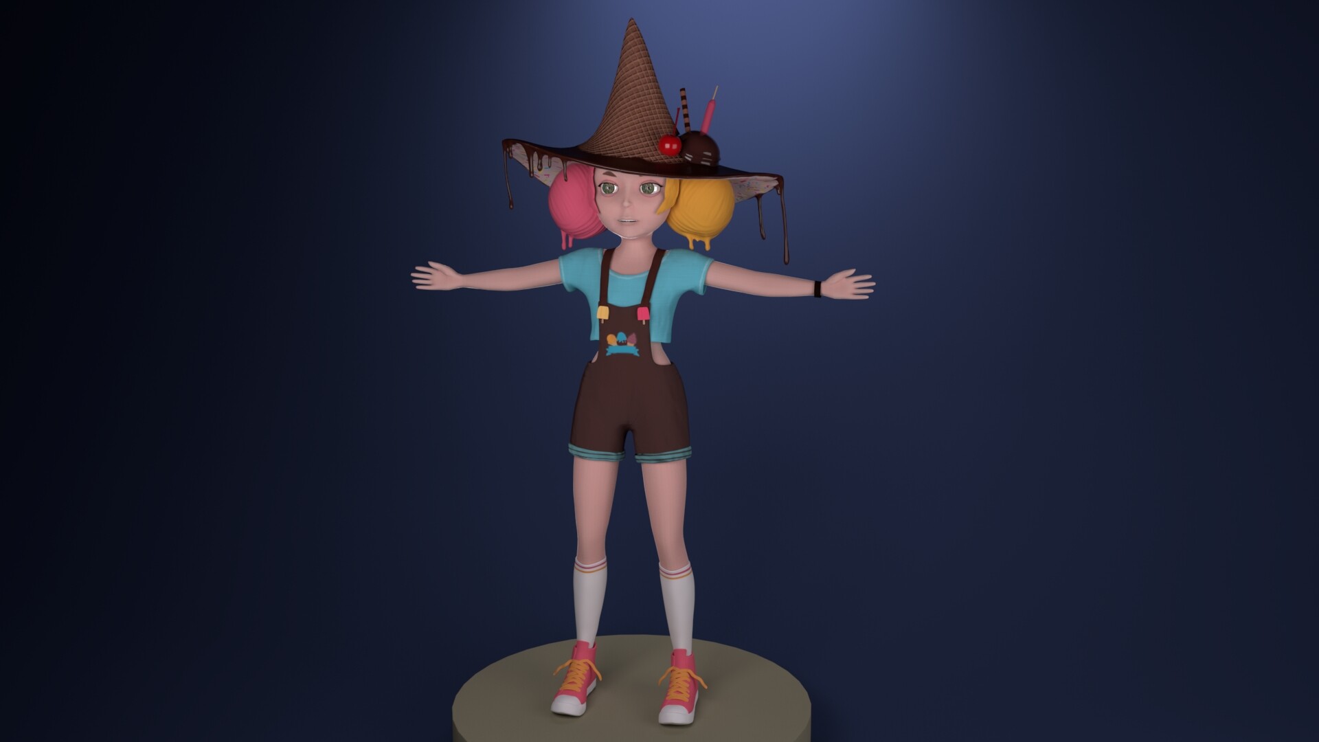 ArtStation - Ice cream Girl