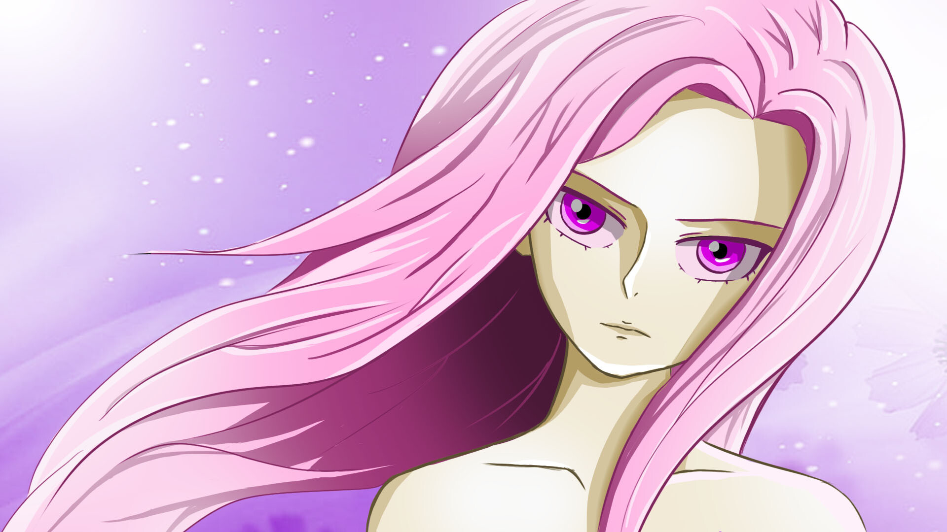 ArtStation - Pink Haired Anime Girl