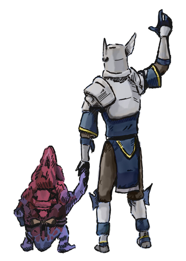 ArtStation - Lone characters