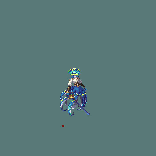 ArtStation - [pixel art] Sea Creature animation