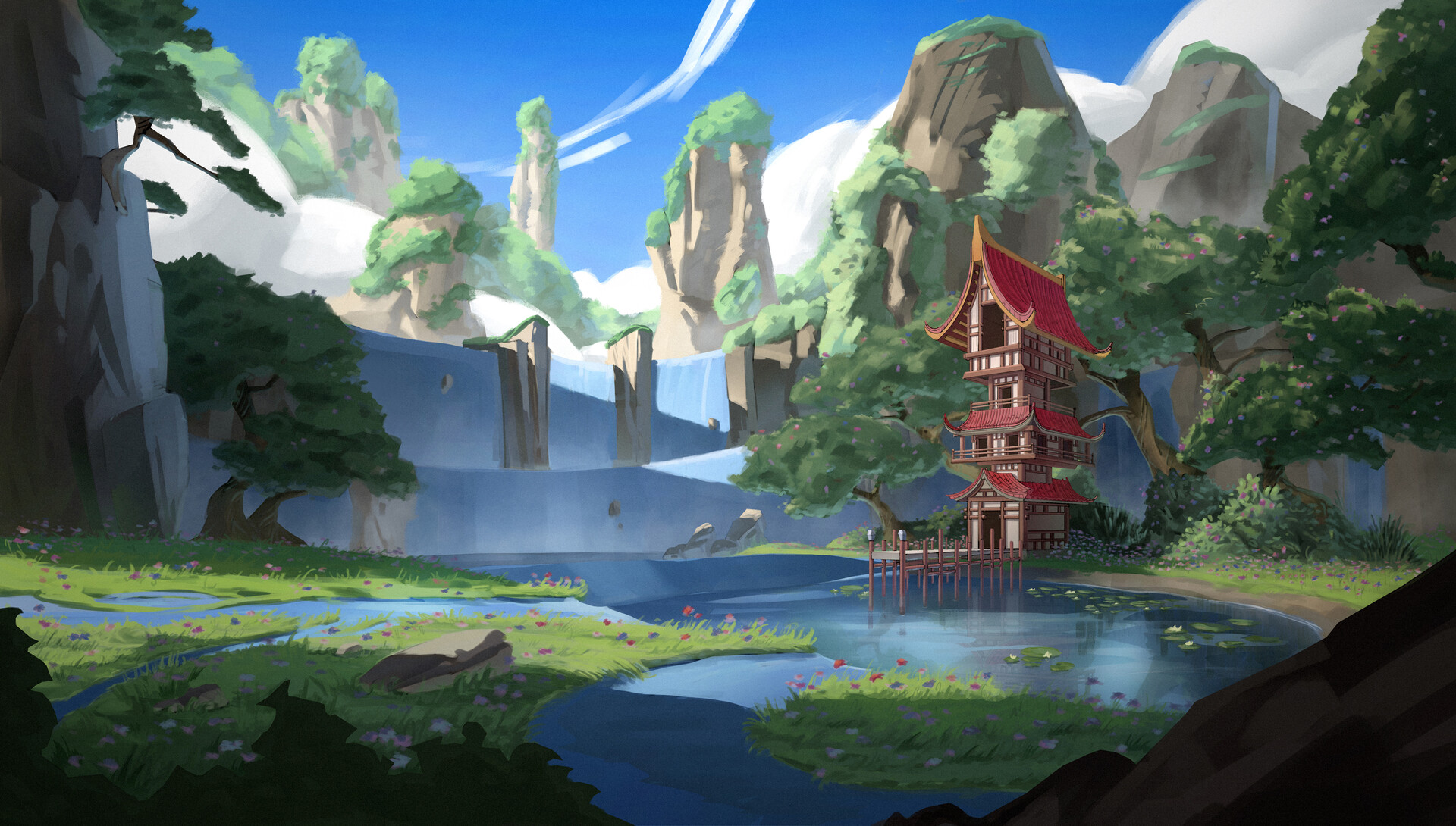 ArtStation - Chinese house