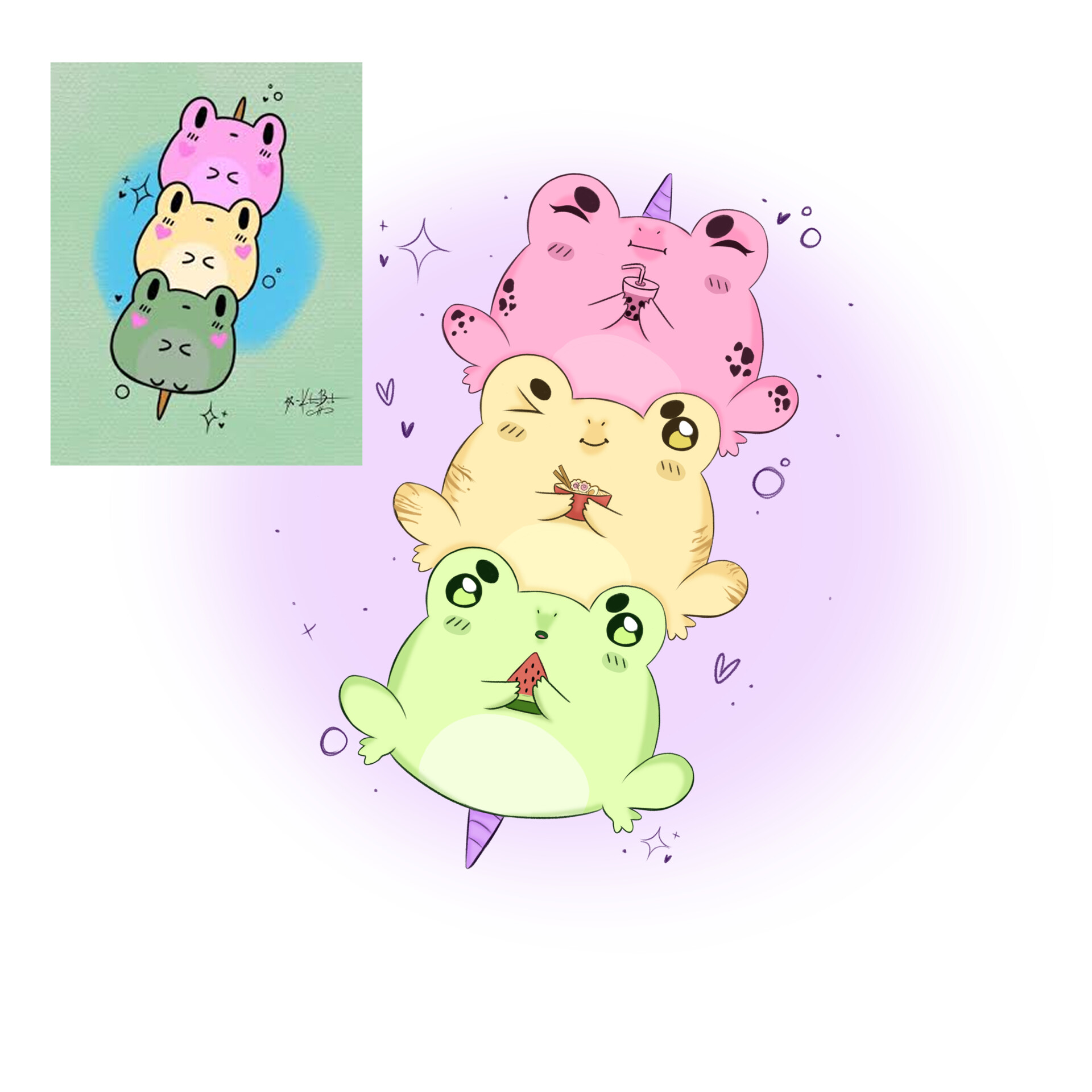 ArtStation - frog mochi