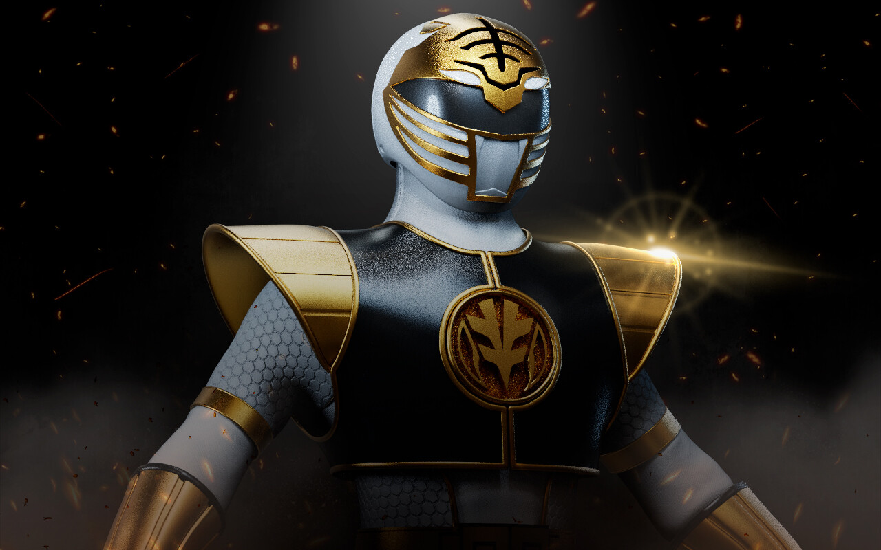 White Ranger Wallpaper All Products Wizyakuza.com